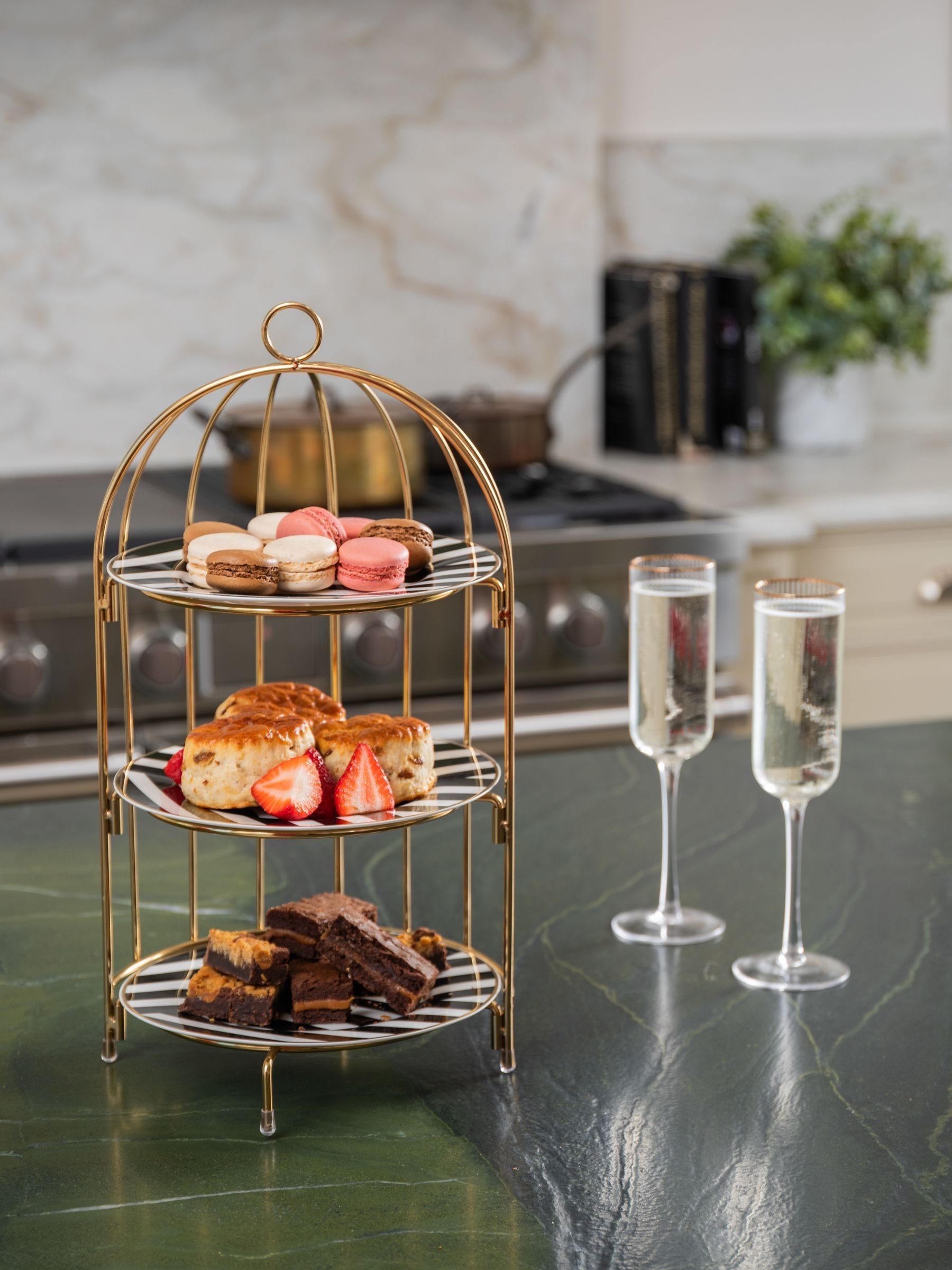 Buy Artesa Gold Bird Cage Afternoon Tea Stand from the Next UK online shop