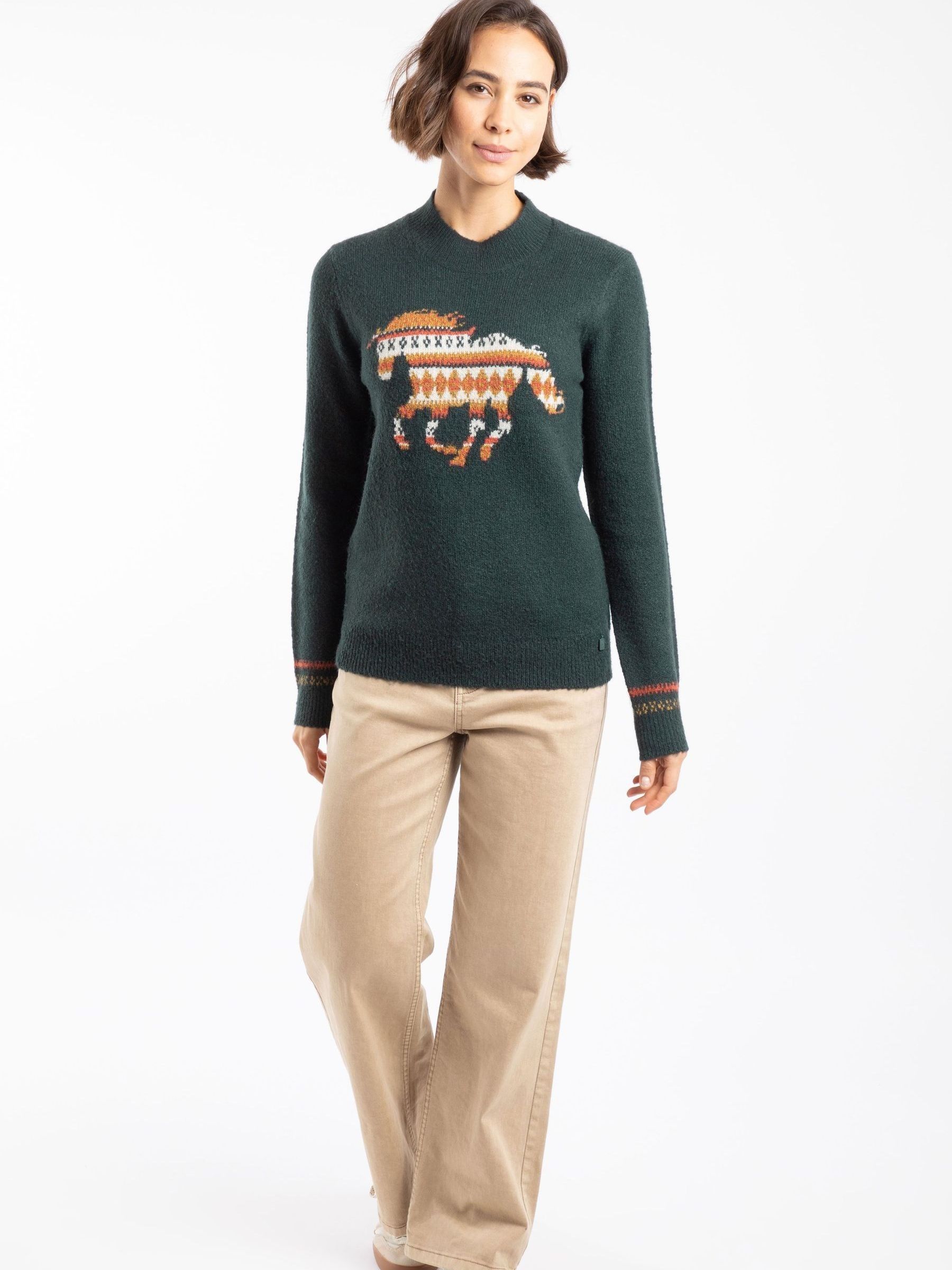 Buy Weird Fish Green GeeGee Intarsia Knitted Jumper from Next South Africa