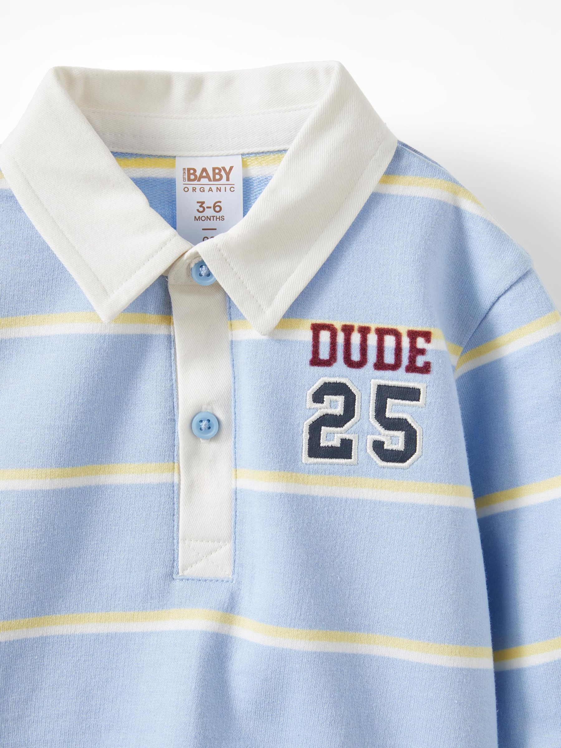 Buy Cotton On Blue Gabe Rugby Polo T-Shirt from Next Italy