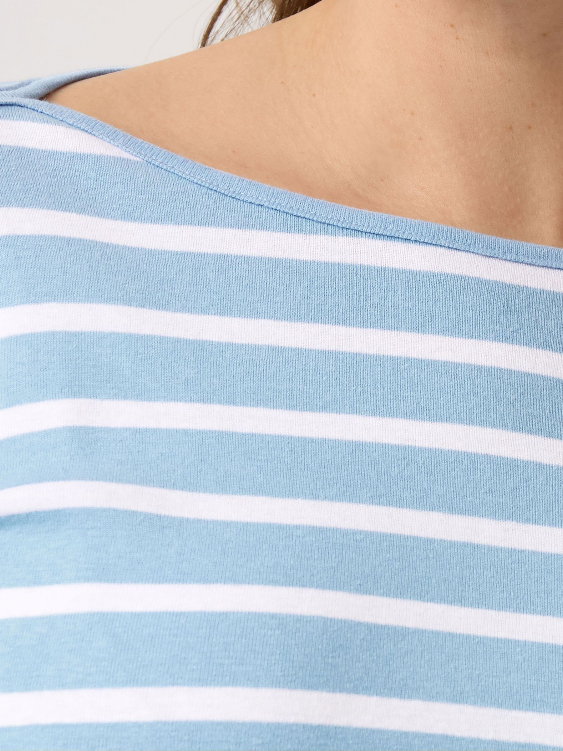 Buy M&Co Blue Stripe 3/4 Sleeve Slash Top from Next South Africa