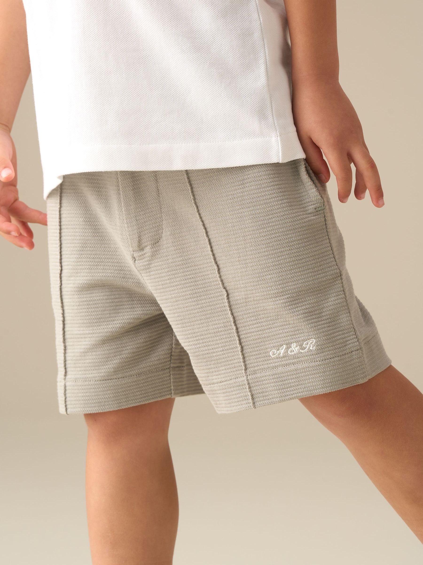 Buy Angel & Rocket Grey Xander Jersey Ottoman Shorts from the Next UK ...
