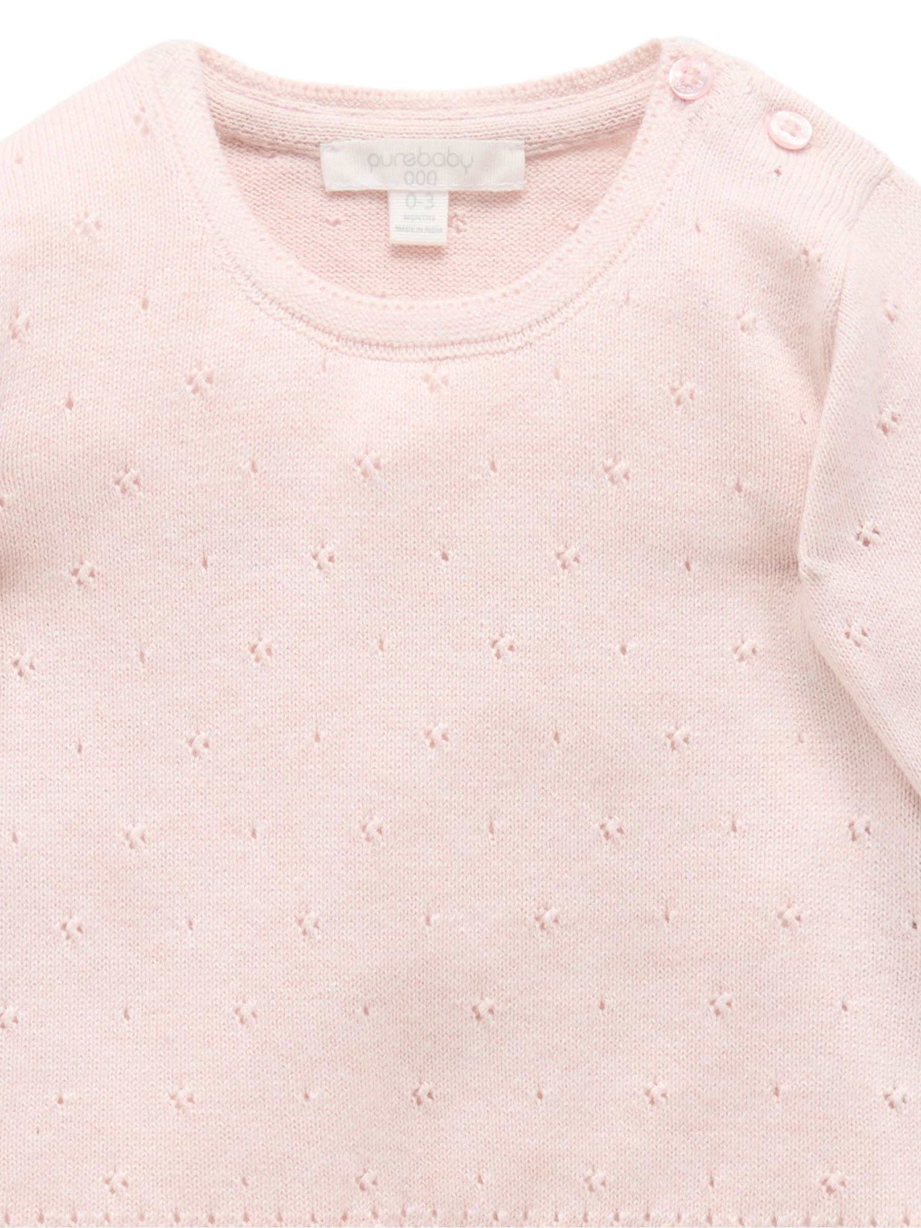 Buy Purebaby Pink Scalloped Jumper & Leggings Set from the Next UK ...