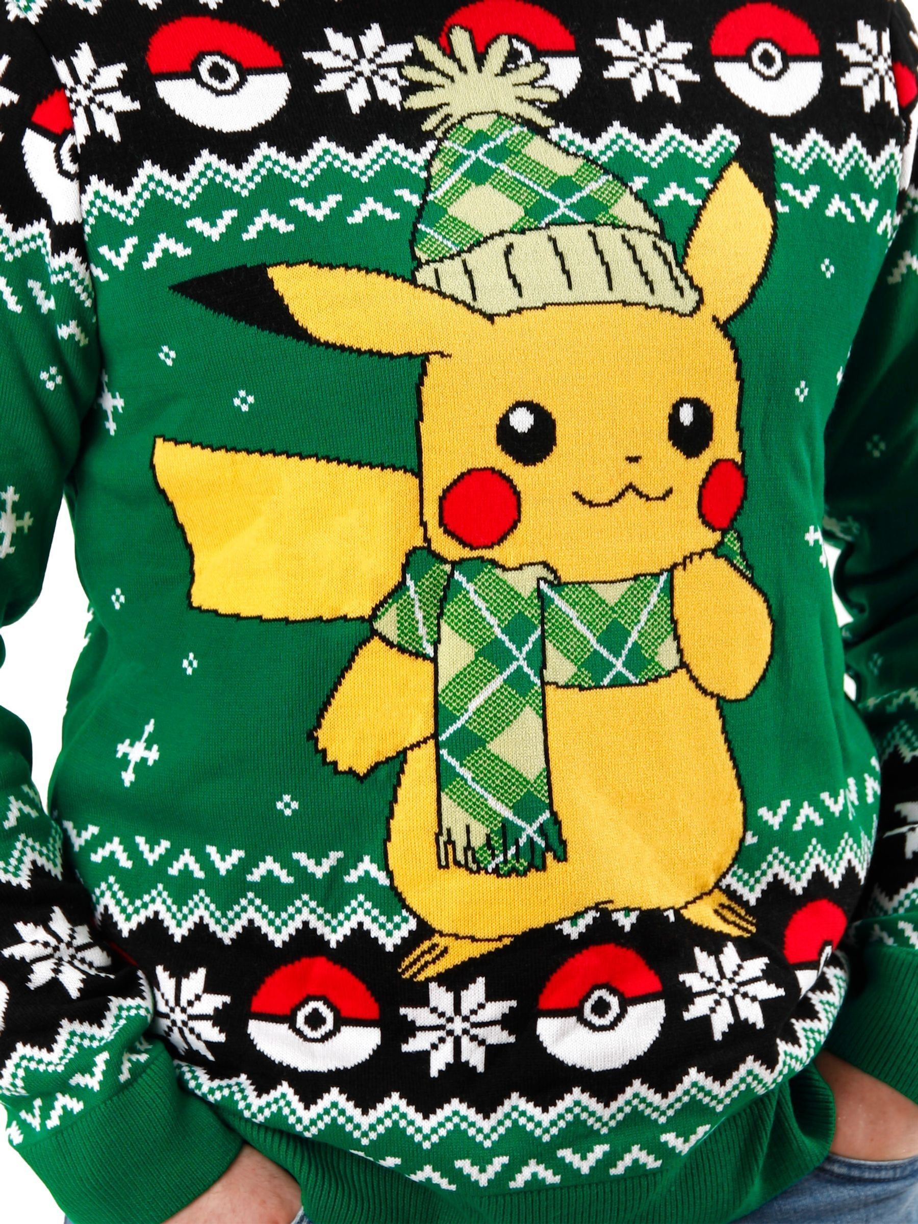 Buy Character Green Pokemon Pikachu Christmas Jumper from the Next UK ...