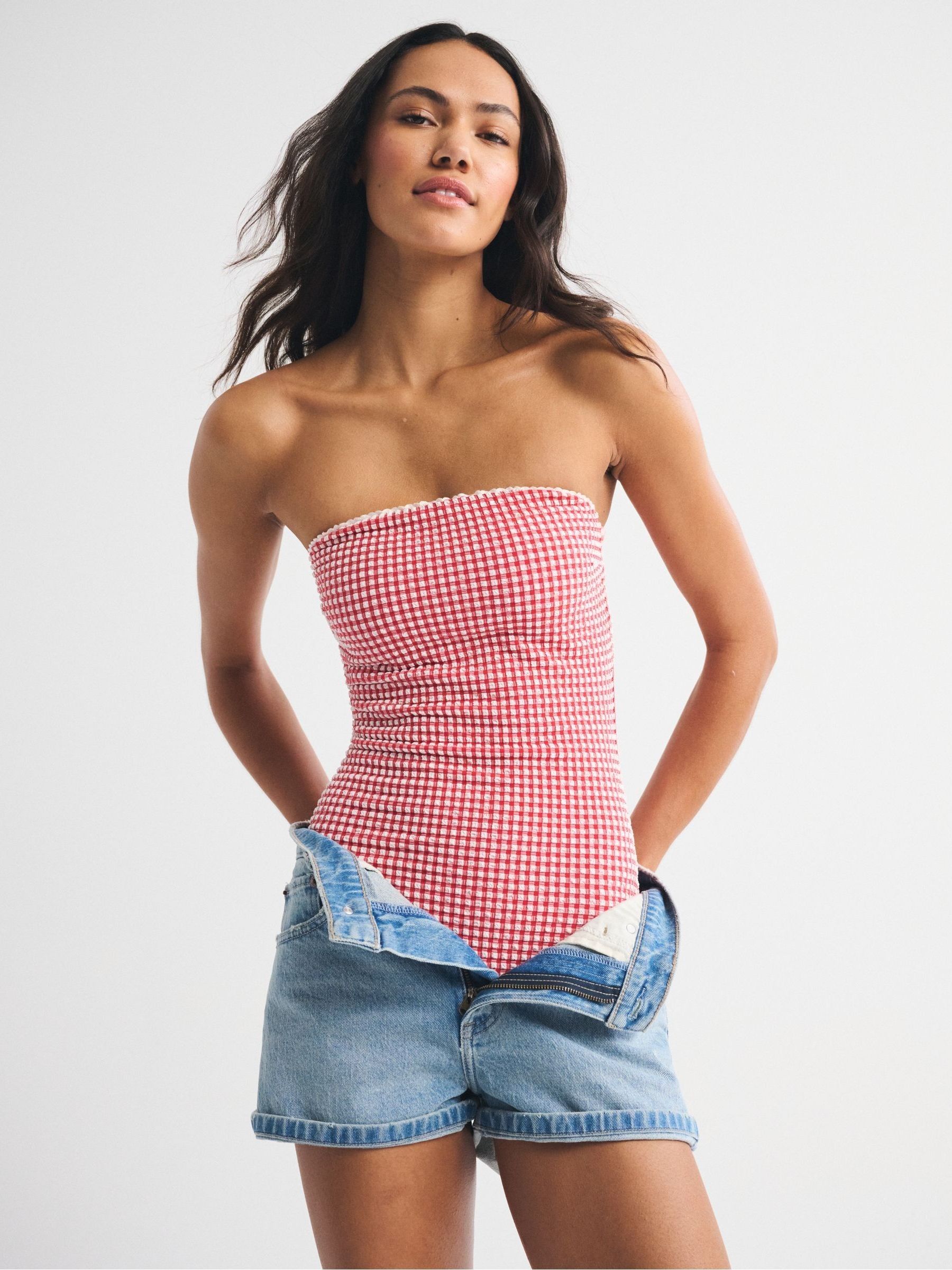 Buy Abercrombie & Fitch Red Marina One-Piece Swimsuit from Next France
