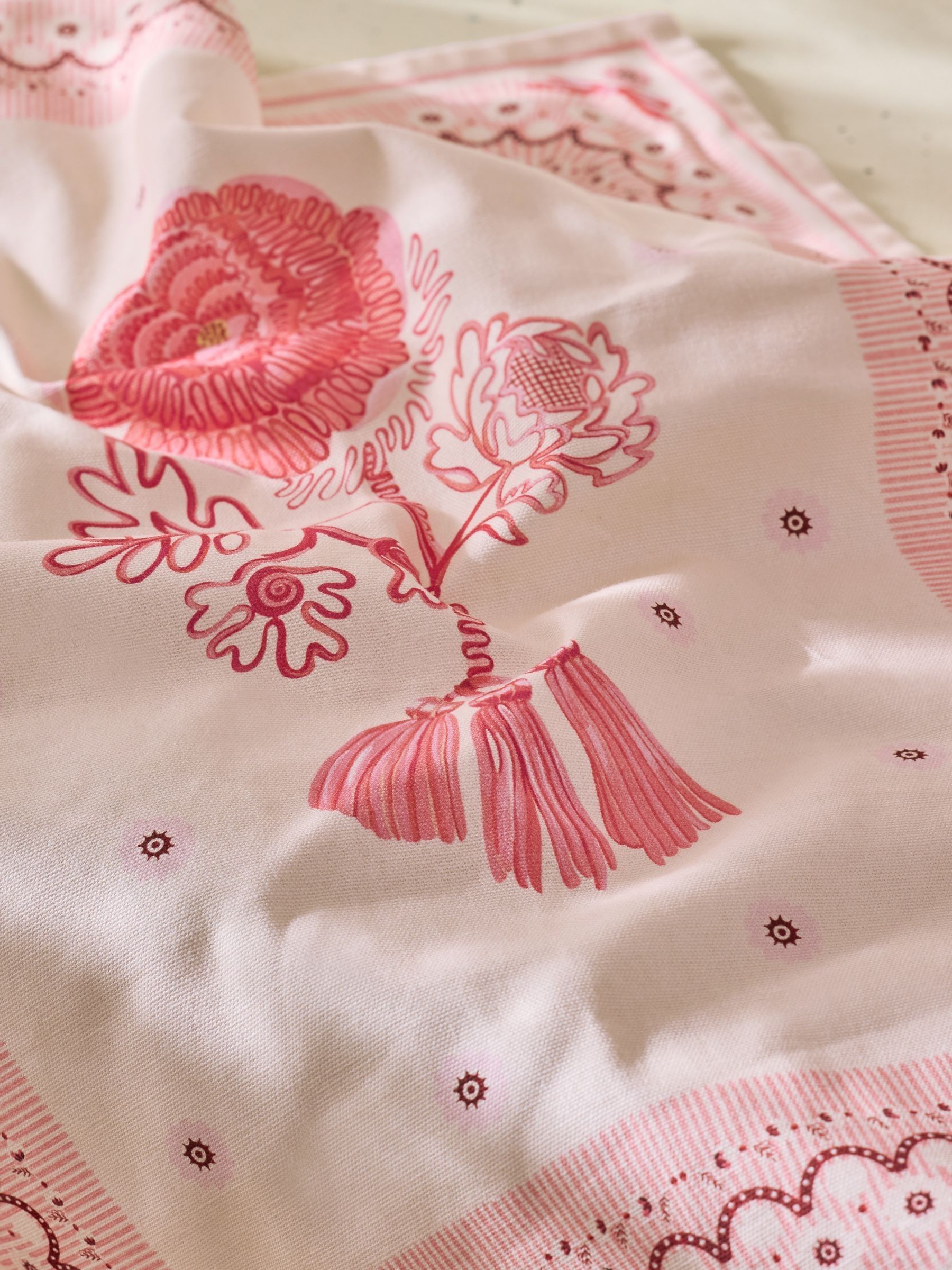 Buy Cath Kidston Set of 2 Multi Spitalfields Silk Tea Towels from the ...