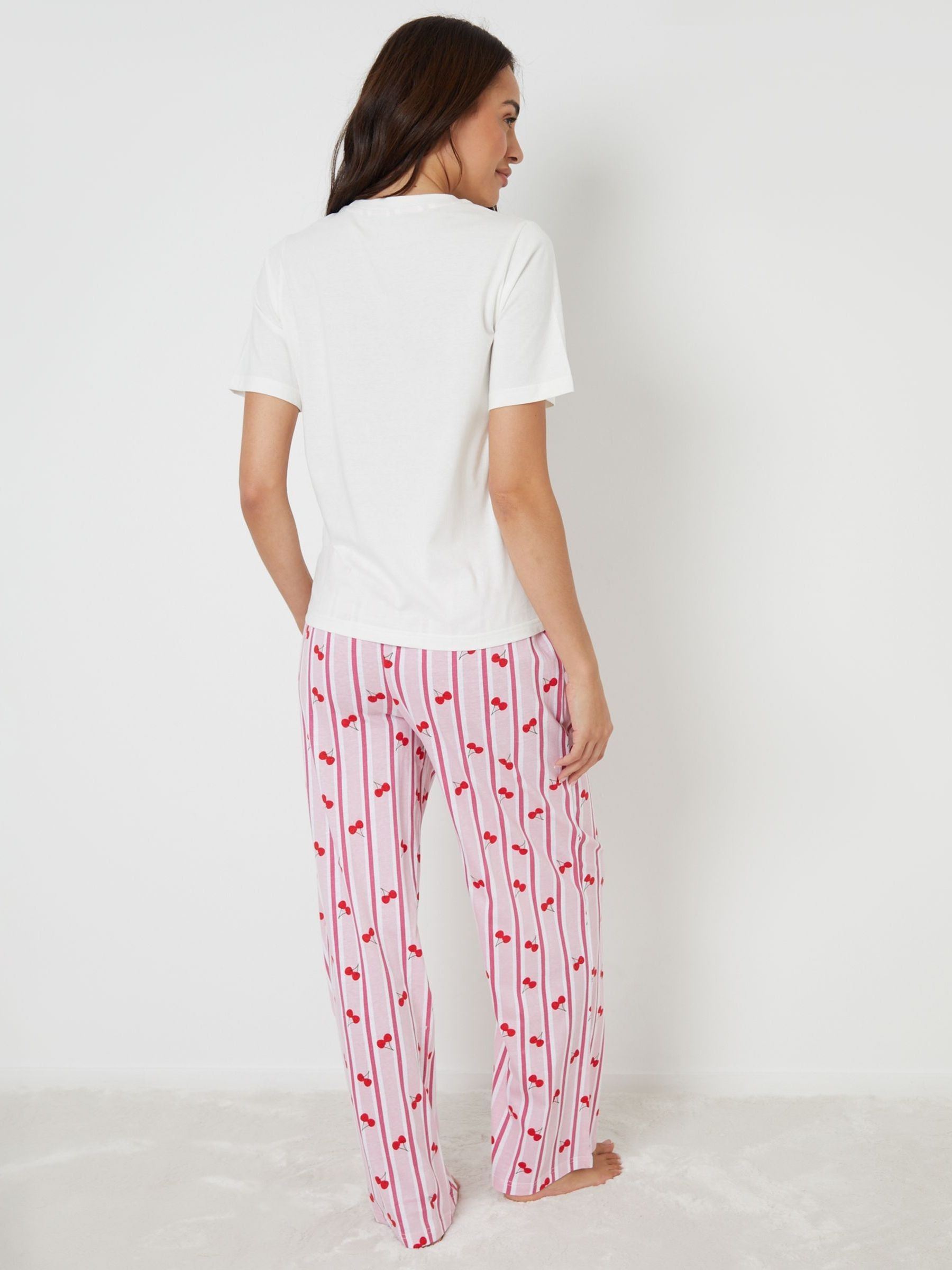 Buy Threadbare Pink Graphic Print Short Sleeve Pyjamas Set from the ...