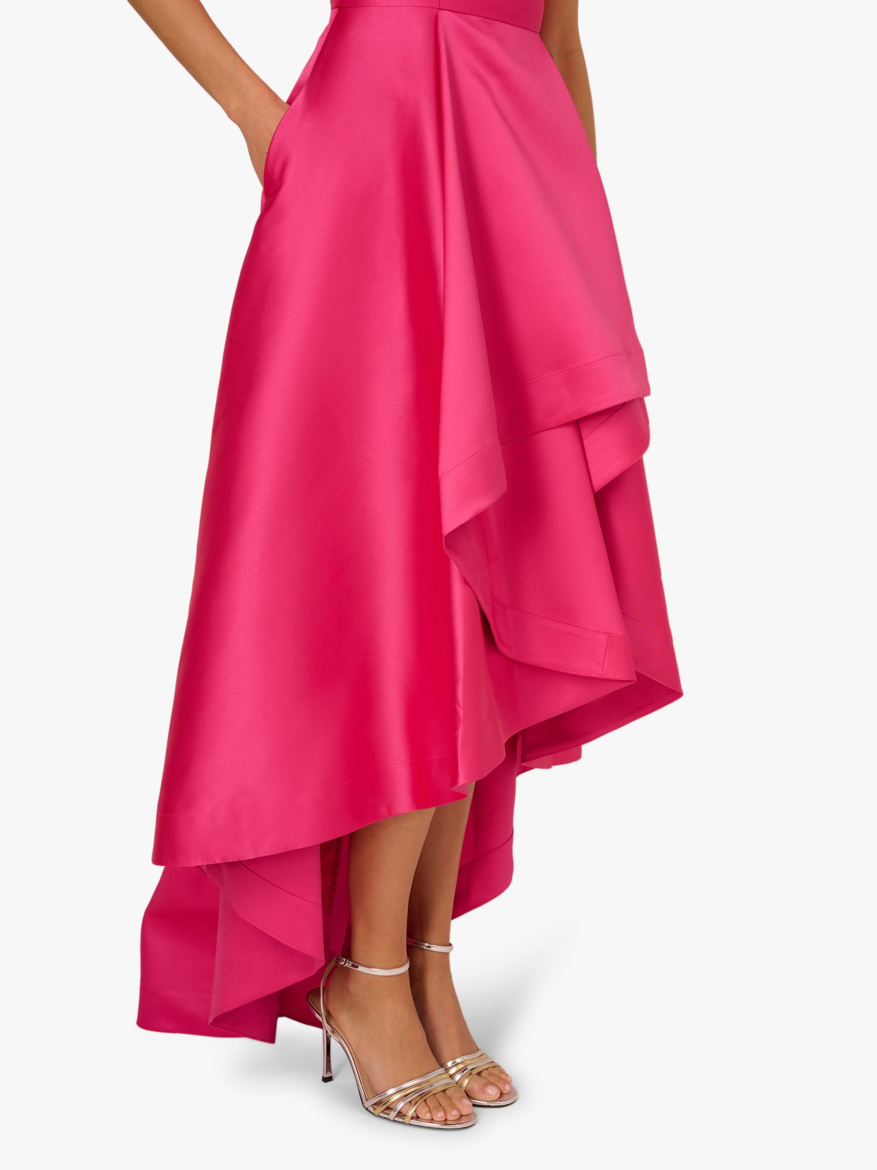 Buy Adrianna Papell Pink Mikado High Low Gown from Next South Africa