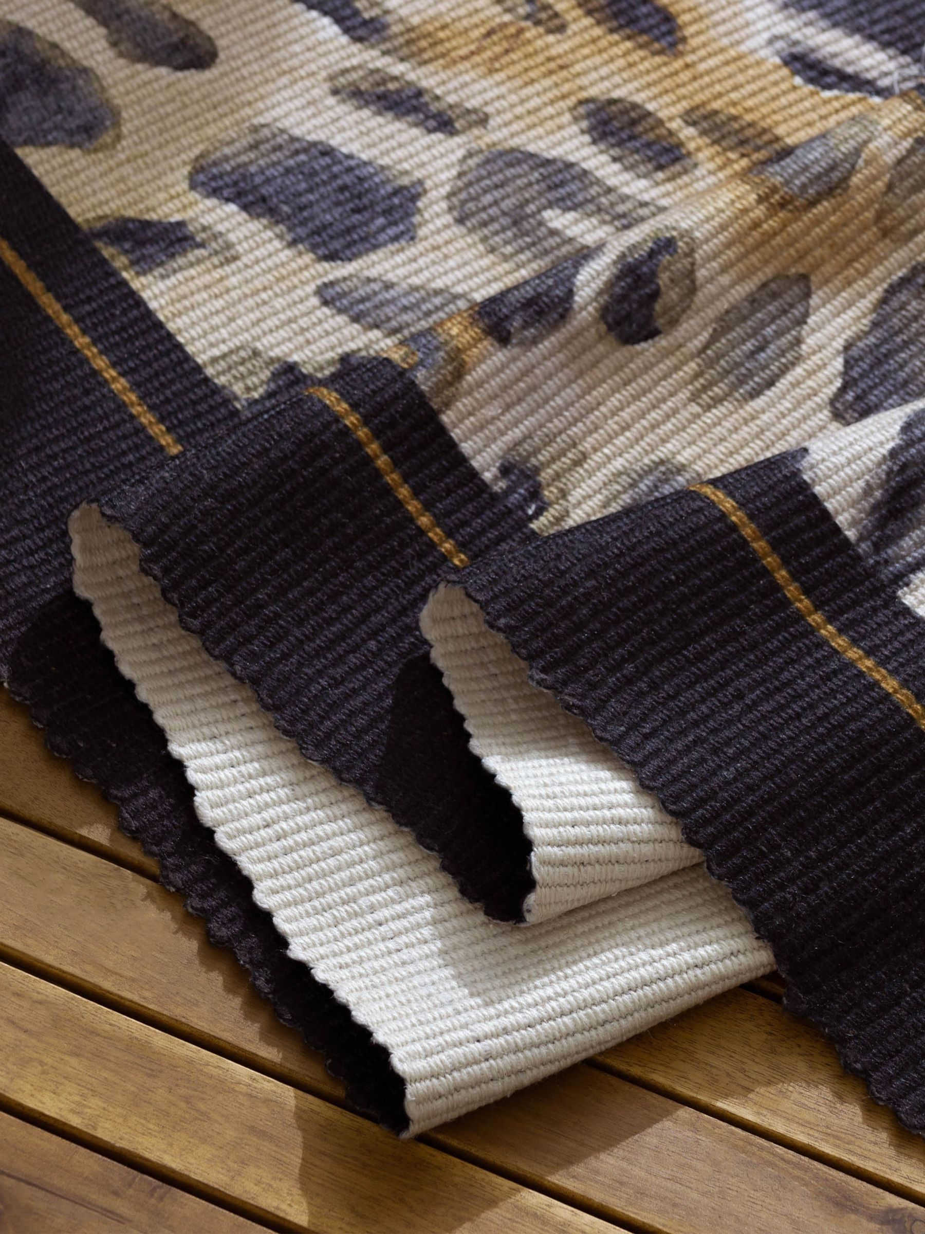 Buy Paoletti Black or Gold Leopard Printed Indoor/Outdoor Rug from Next ...