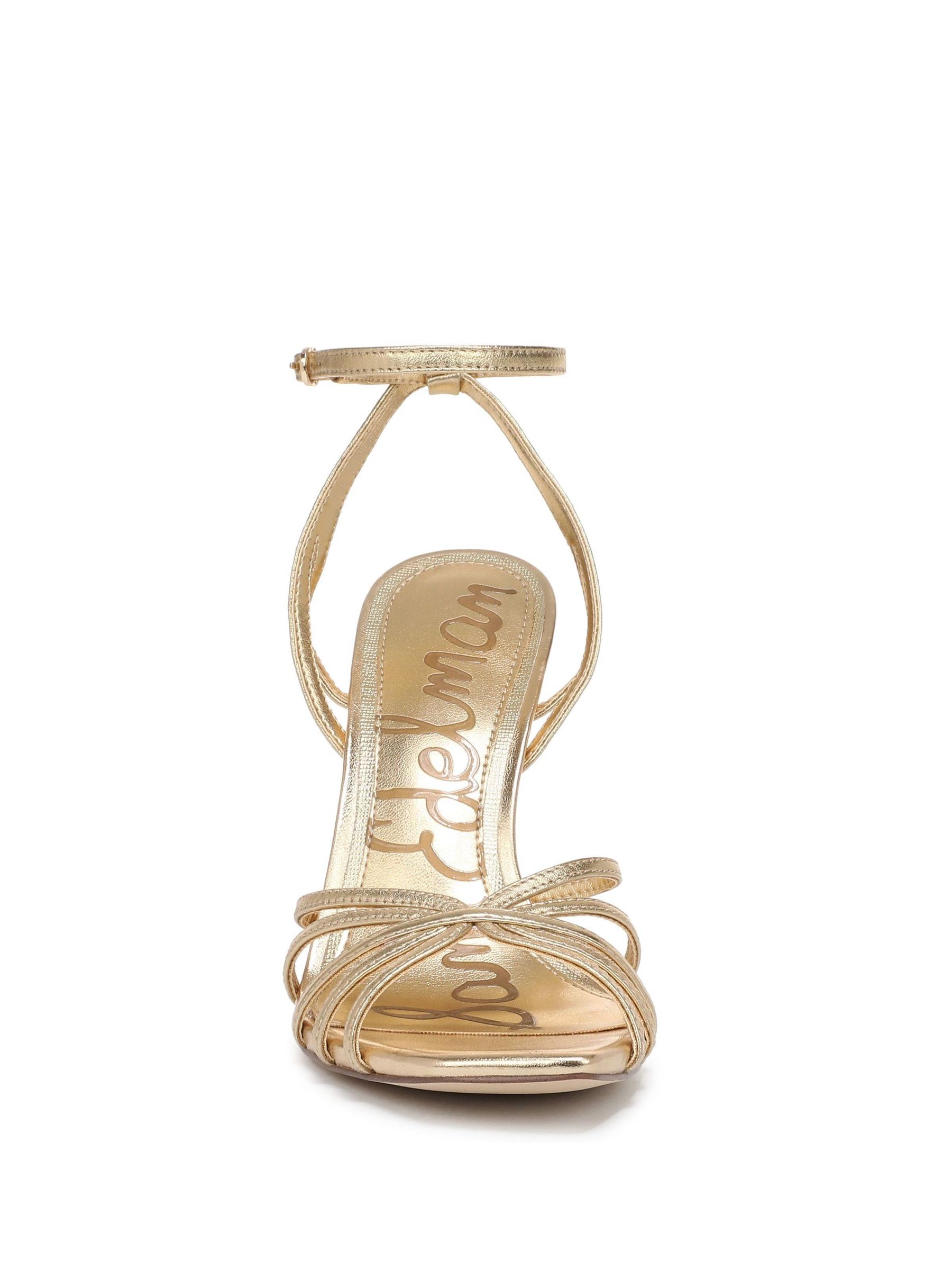 Buy Sam Edelman Gold Lili Regular Fit Strappy Sandals from the Next UK ...