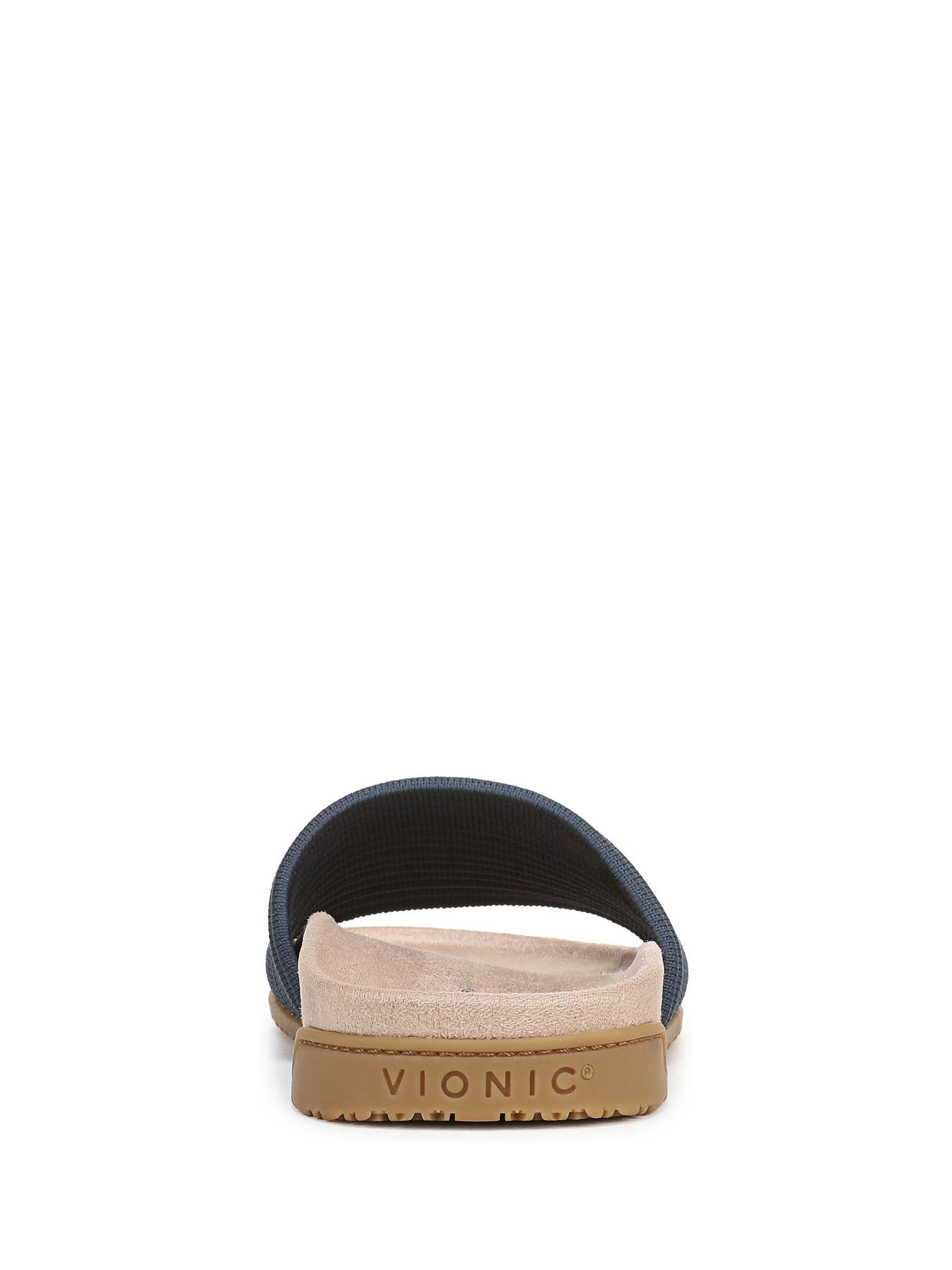 Buy Vionic Blue Evie Knit Regular Fit Arch Support Sliders from the ...