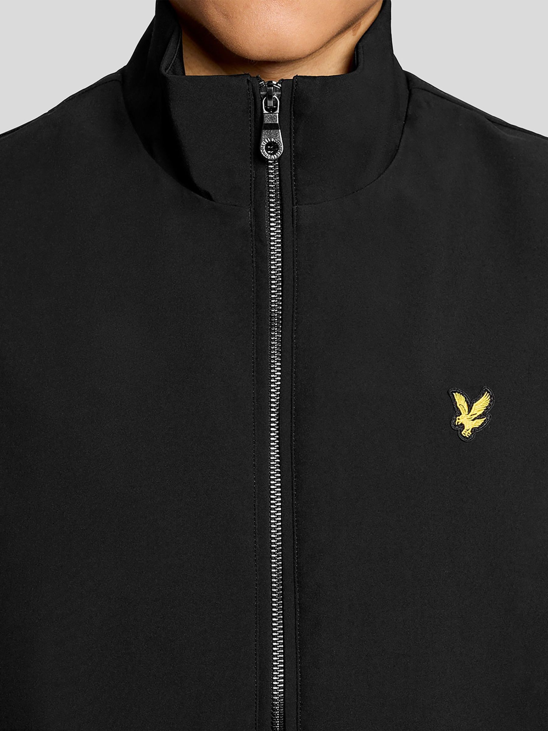 Buy Lyle & Scott Black Mesh Back Softshell Funnel Neck Gilet from the ...