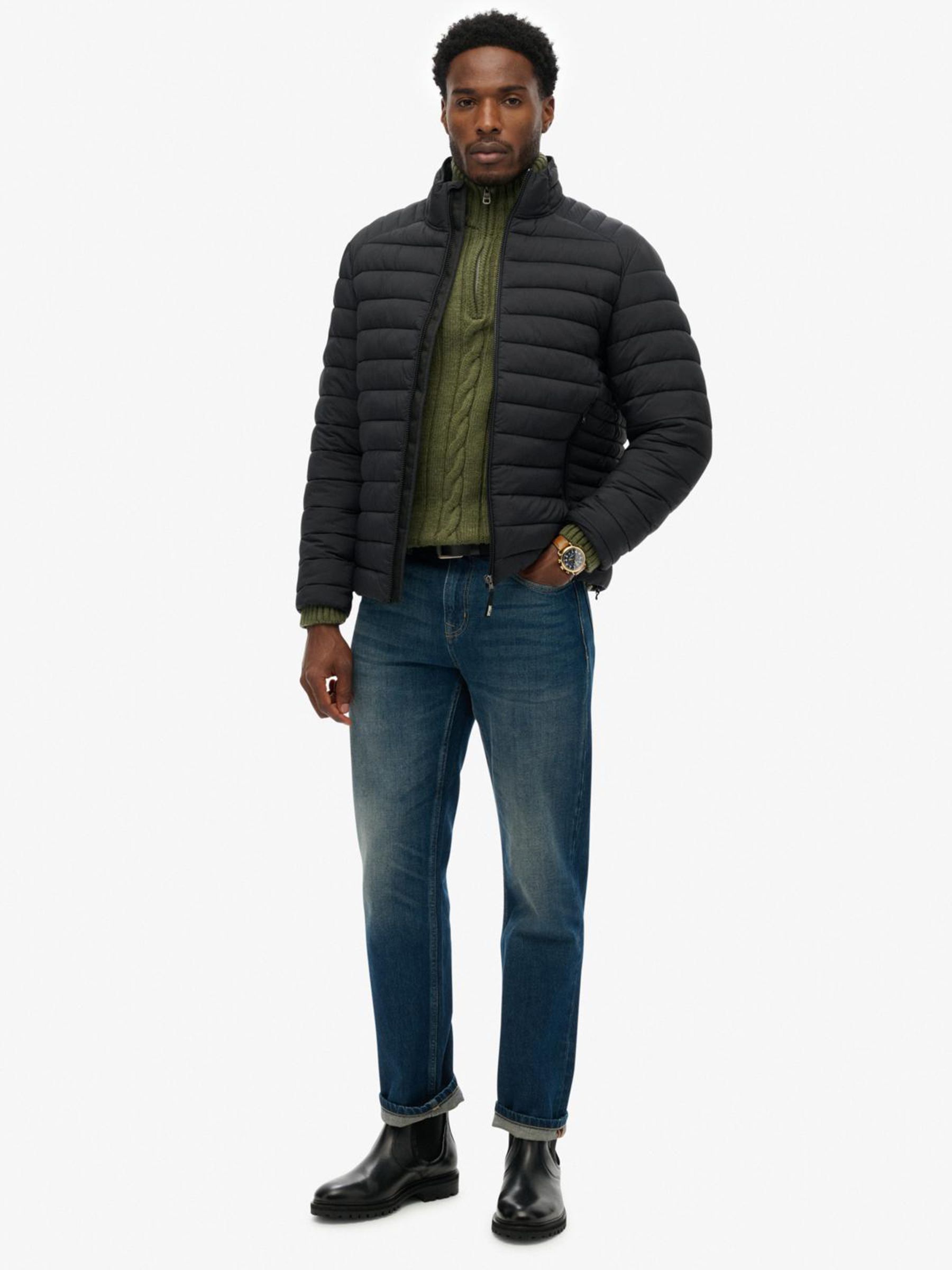 Buy Superdry Black Fuji Lite Padded Jacket from Next South Africa