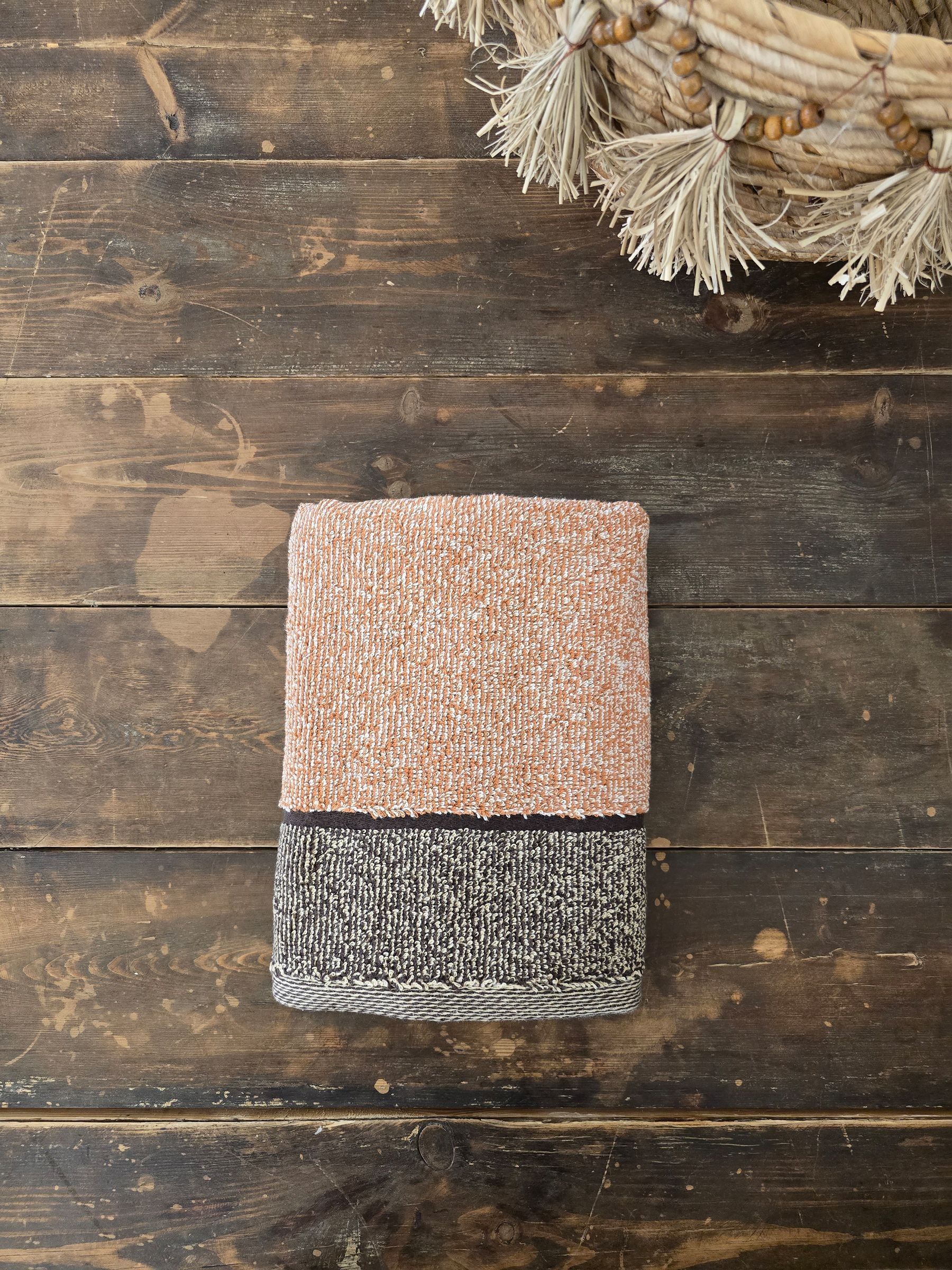 Buy Casa Lusso Set of 2 Bisan Brown Quadro Plural 100 Turkish Cotton ...