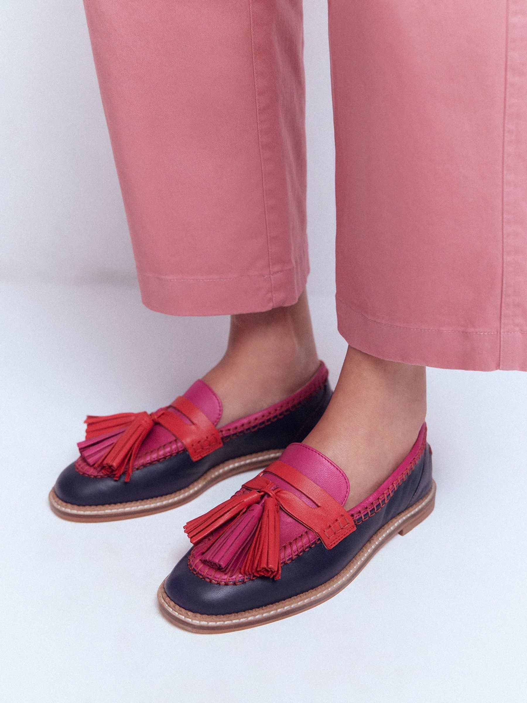 Buy Boden Pink Nya Penny Loafers from the Next UK online shop