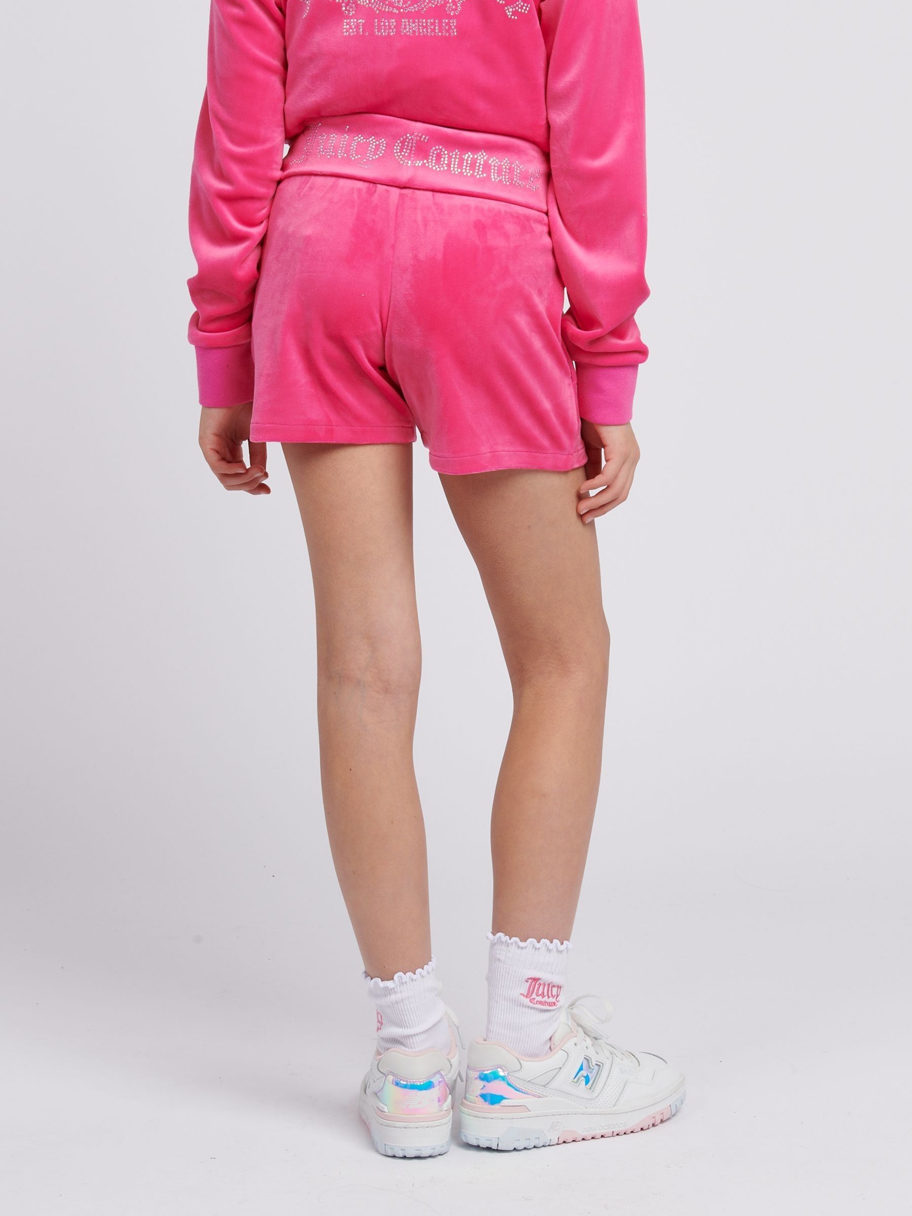 Buy Juicy Couture Pink Fold Over Waist Shorts from the Next UK online shop