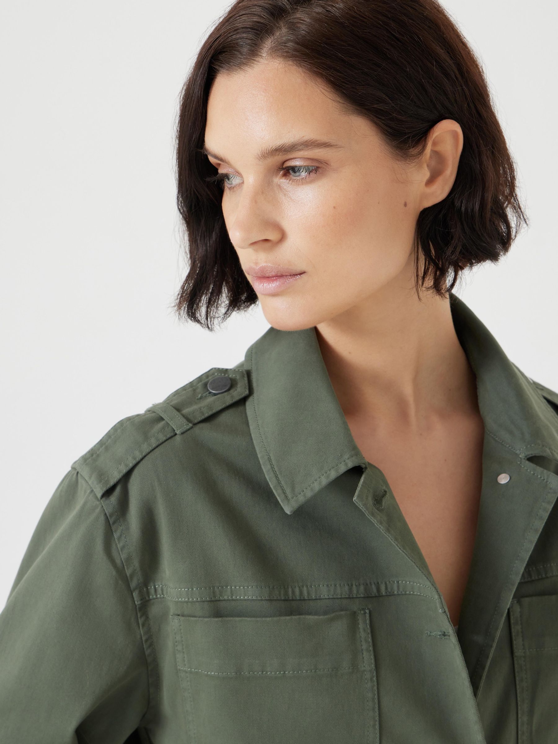Buy Hush Green Utility Jacket from the Next UK online shop
