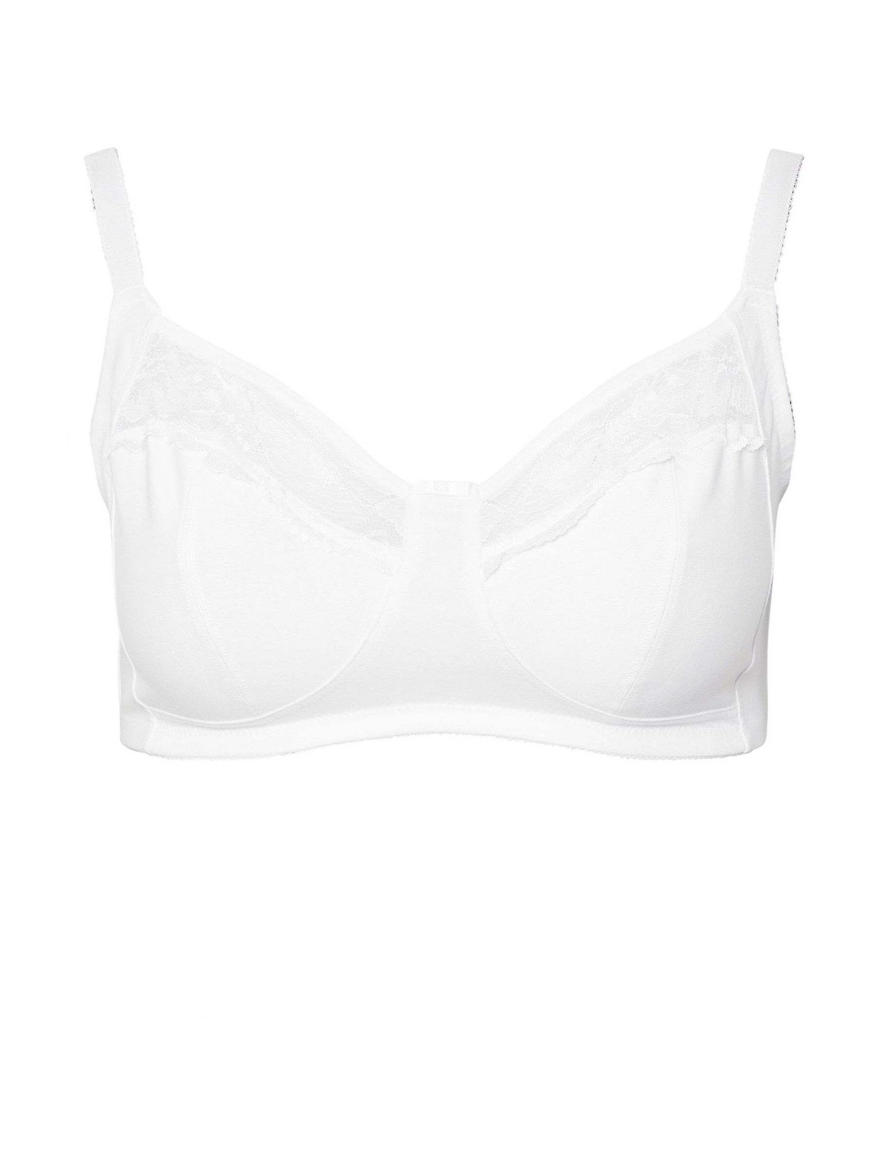 Buy Yours Curve Blue Lace Cotton Bras 2 Pack from the Next UK online shop