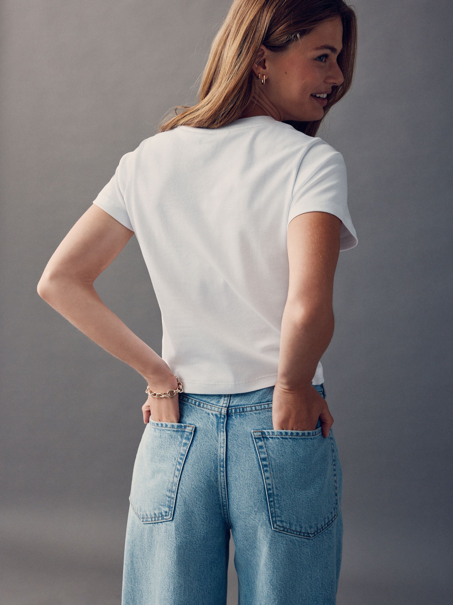 Buy White Christmas Festive Santa Slogan Short Sleeve T-Shirt from Next ...