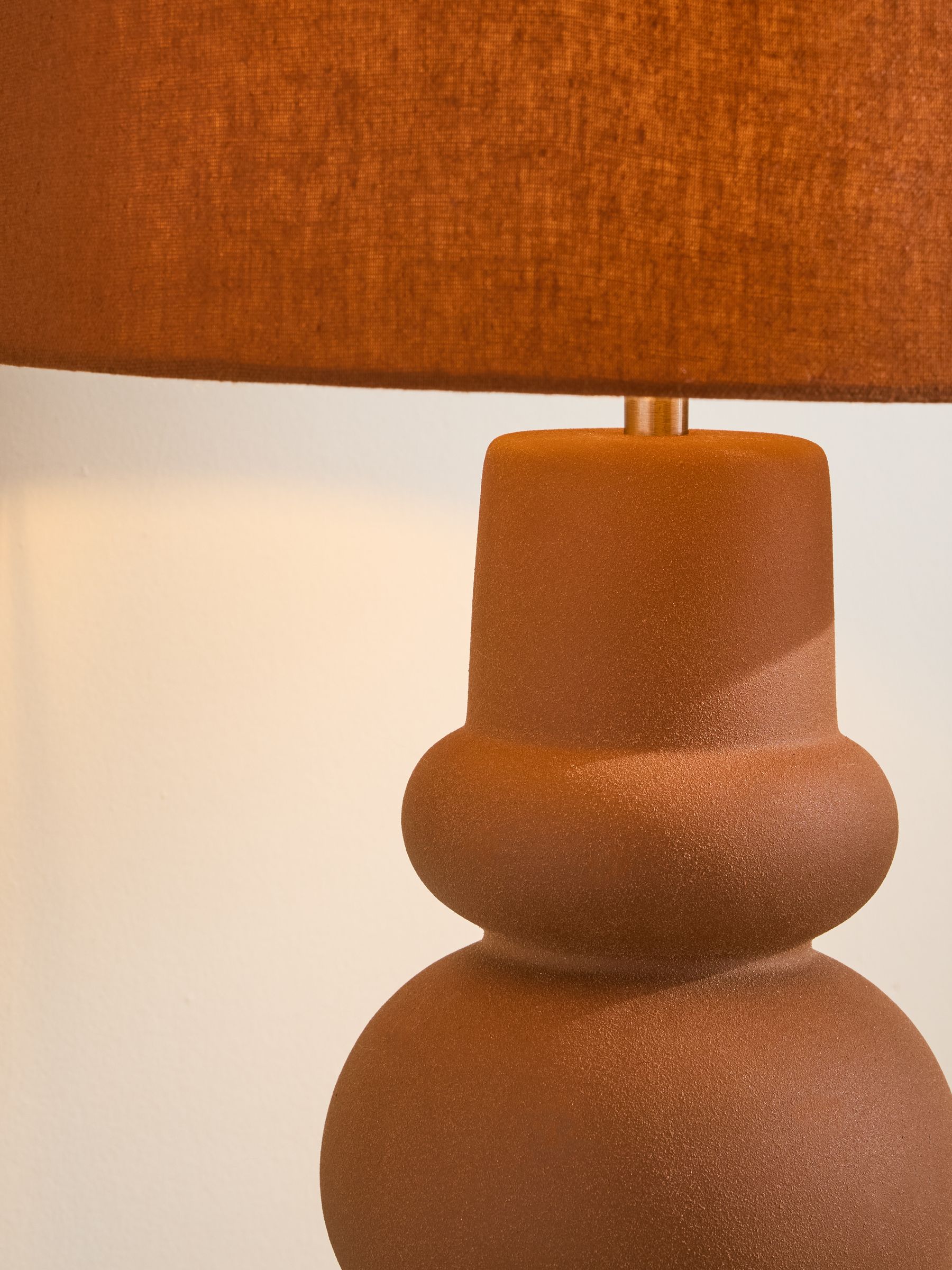 Buy Rust Brown Hera Totem Table Lamp from the Next UK online shop