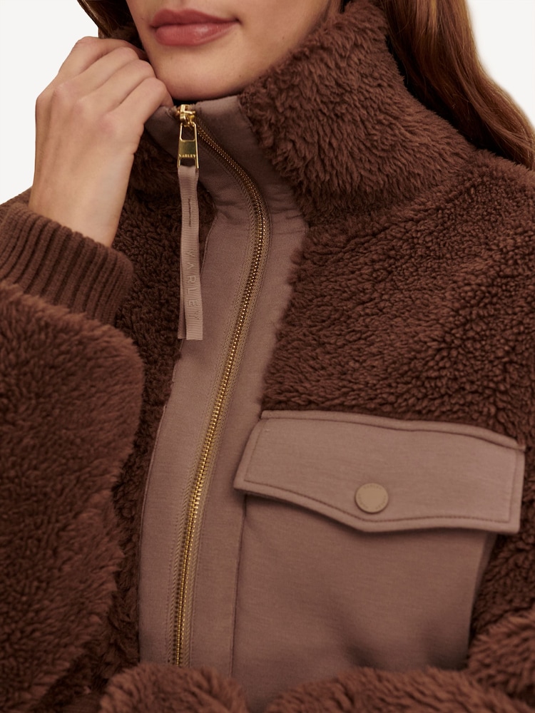 Varley Brown Lowell Sherpa Jacket | Seasons