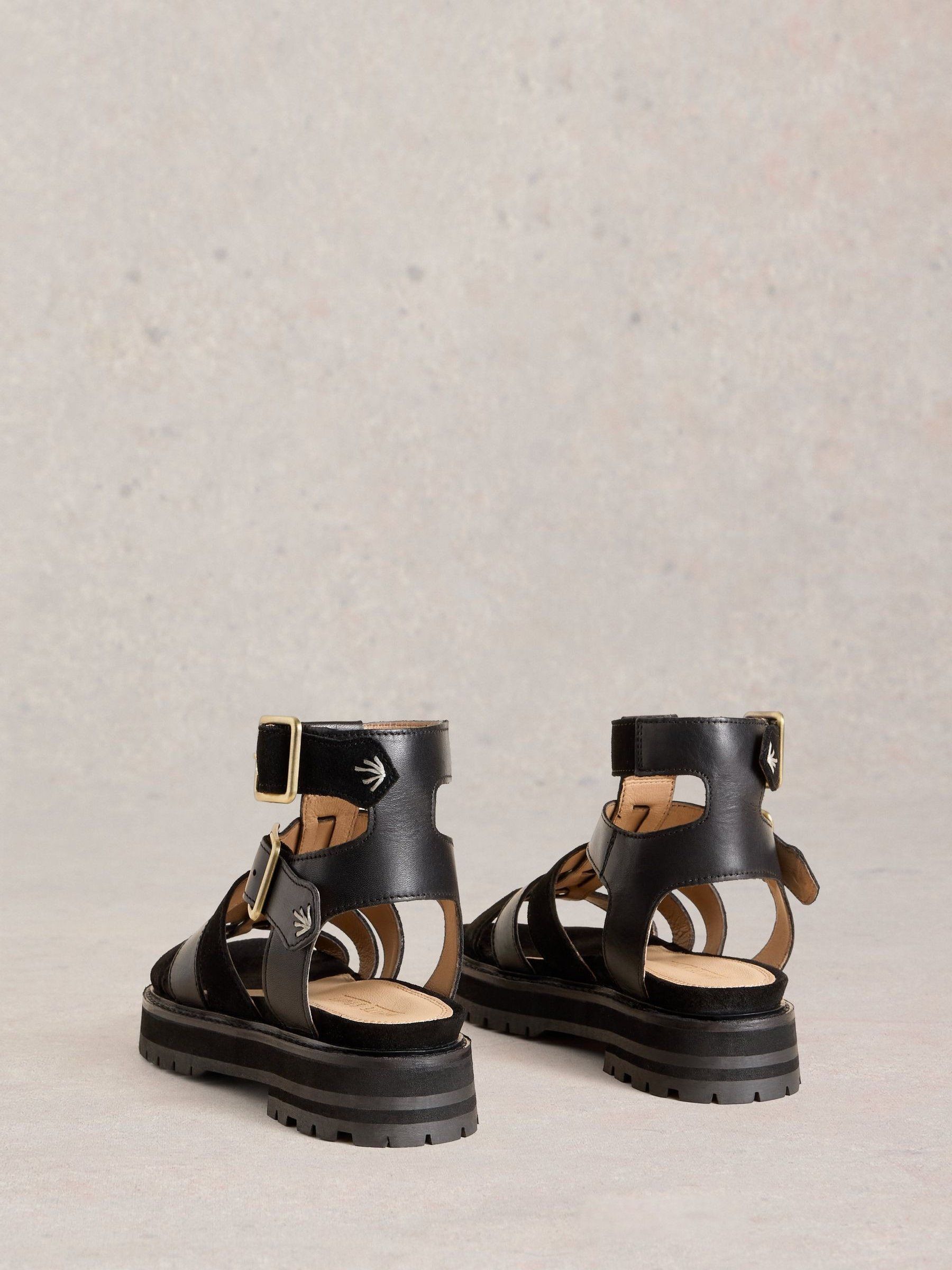 Buy White Stuff Black Alexa Gladiator Sandals from the Next UK online shop