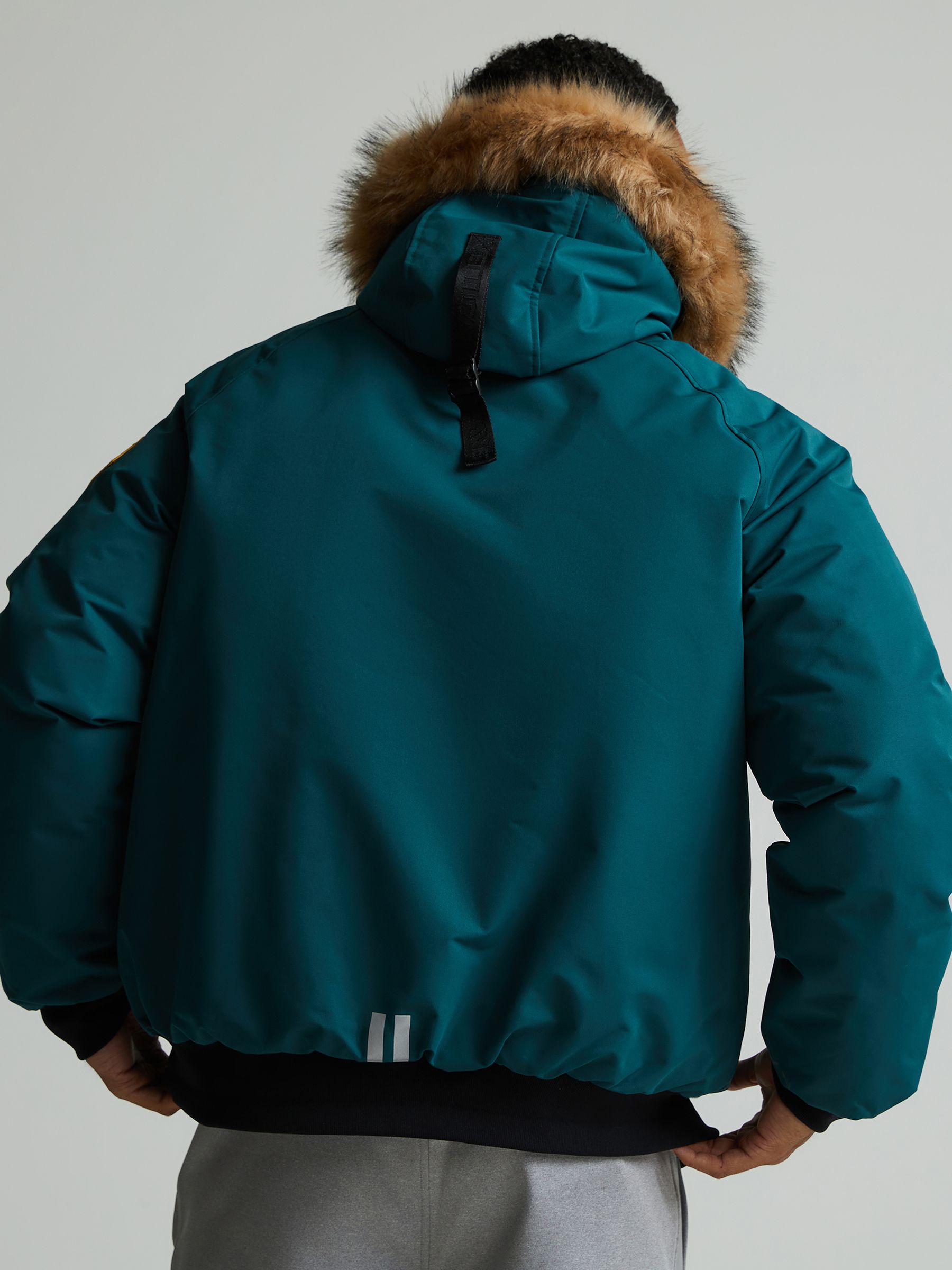 Buy Zavetti Canada Blue Abelli 2.0 Hooded Bomber Jacket from Next Israel