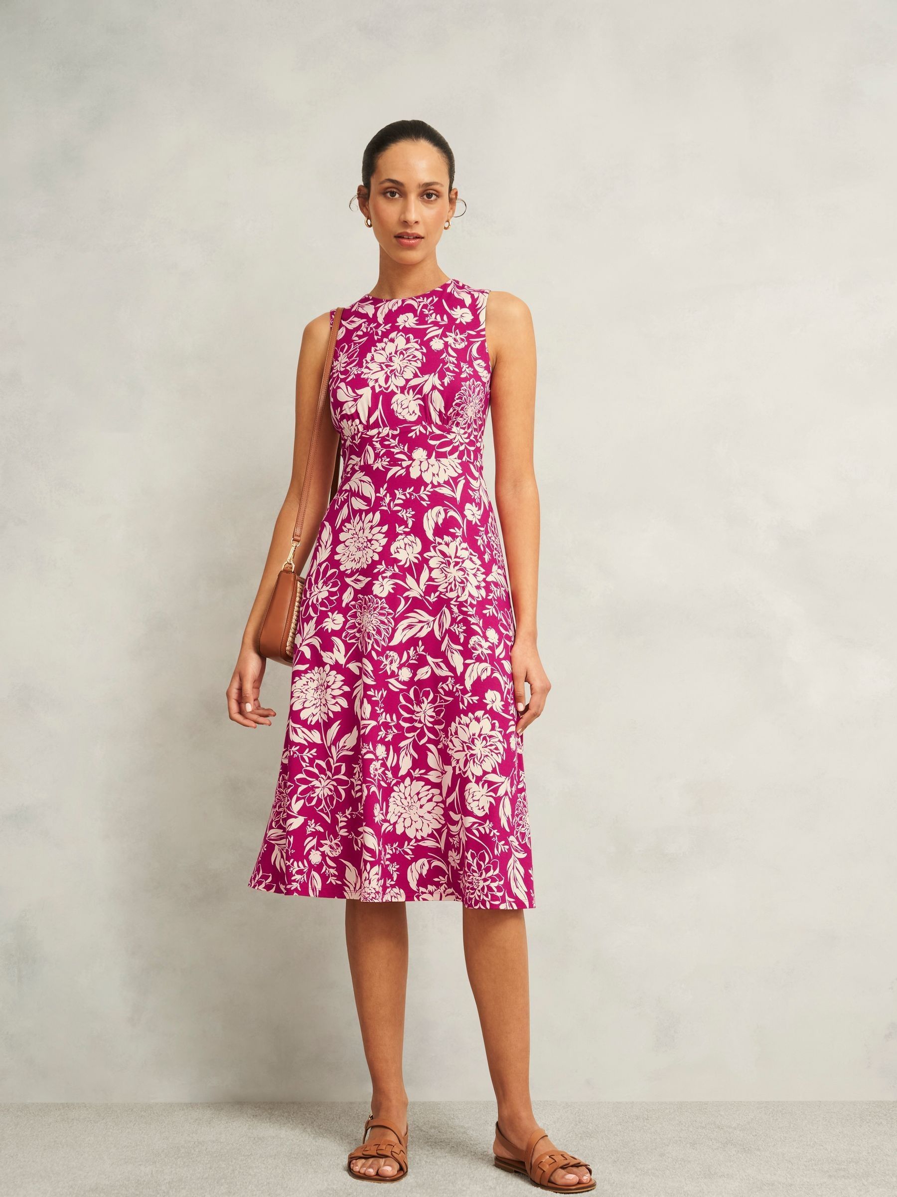 Buy Hobbs Pink Petite Petite Marylise Dress from the Next UK online shop