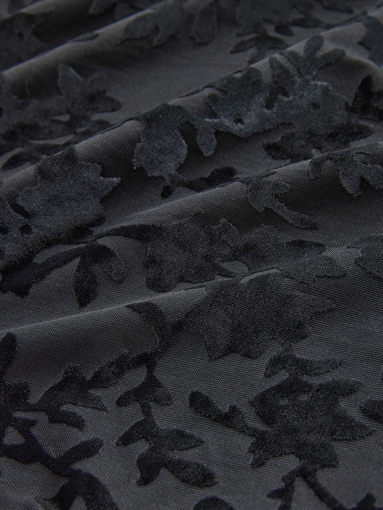 Buy Black Devore Short Sleeve Cover Up from Next Australia