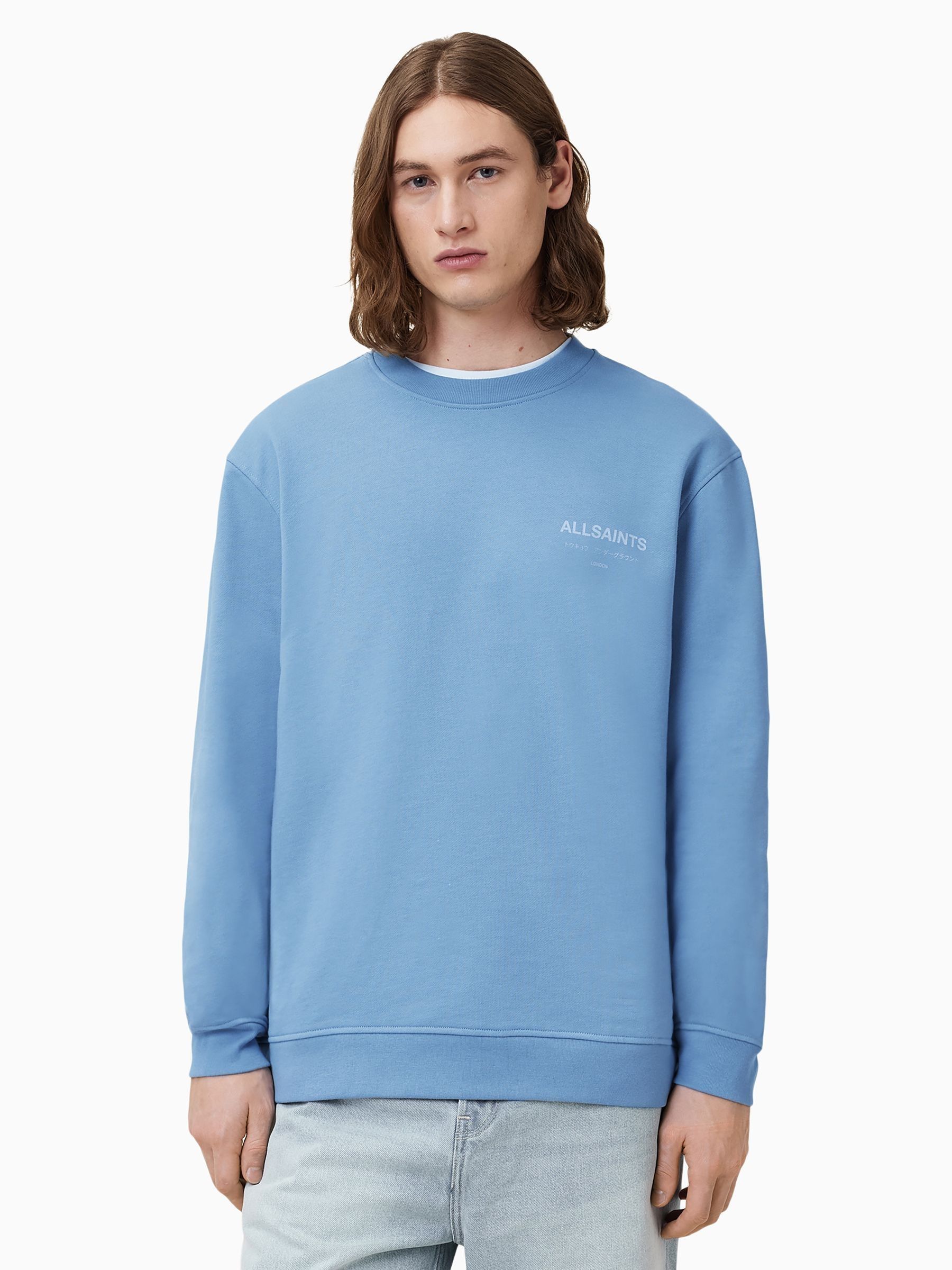 Buy AllSaints Blue Underground Crew Jumper from the Next UK online shop