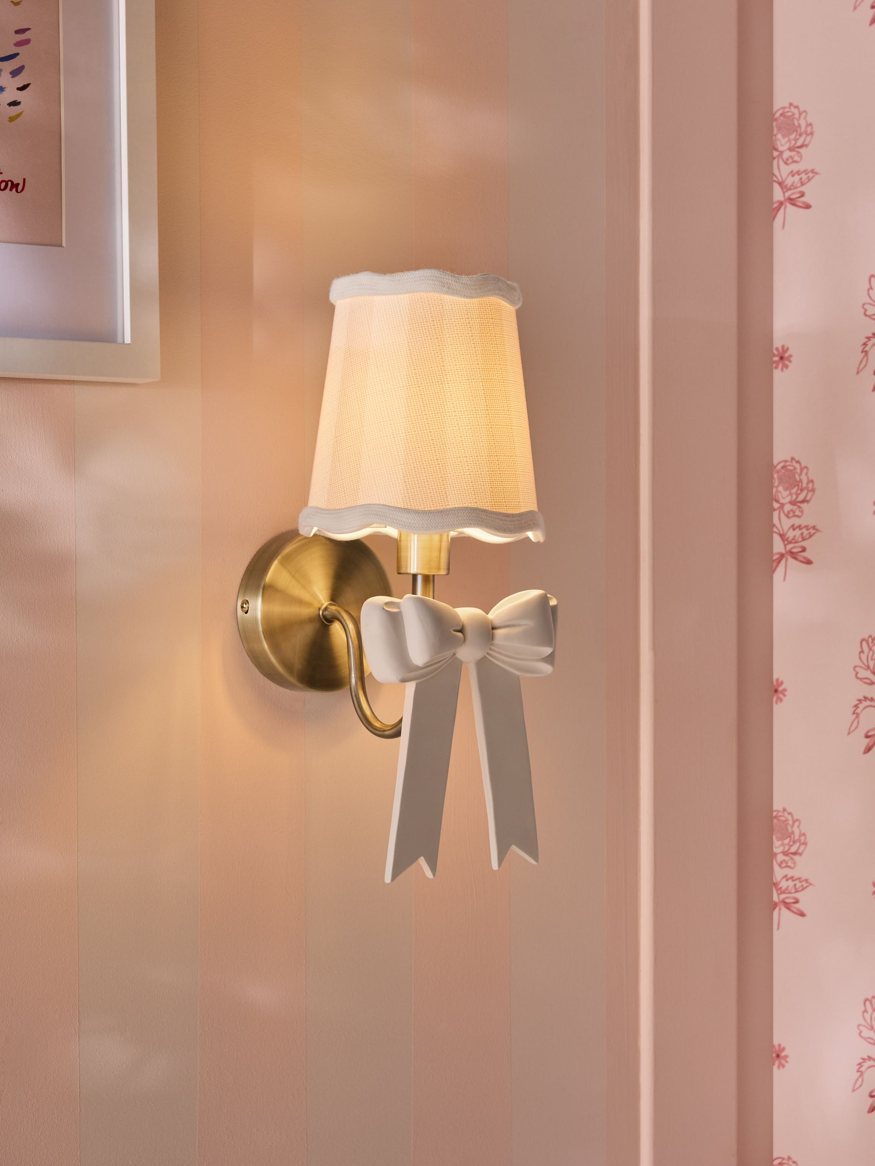 Buy Cath Kidston Cream Canopy Bow Wall Light from the Next UK online shop