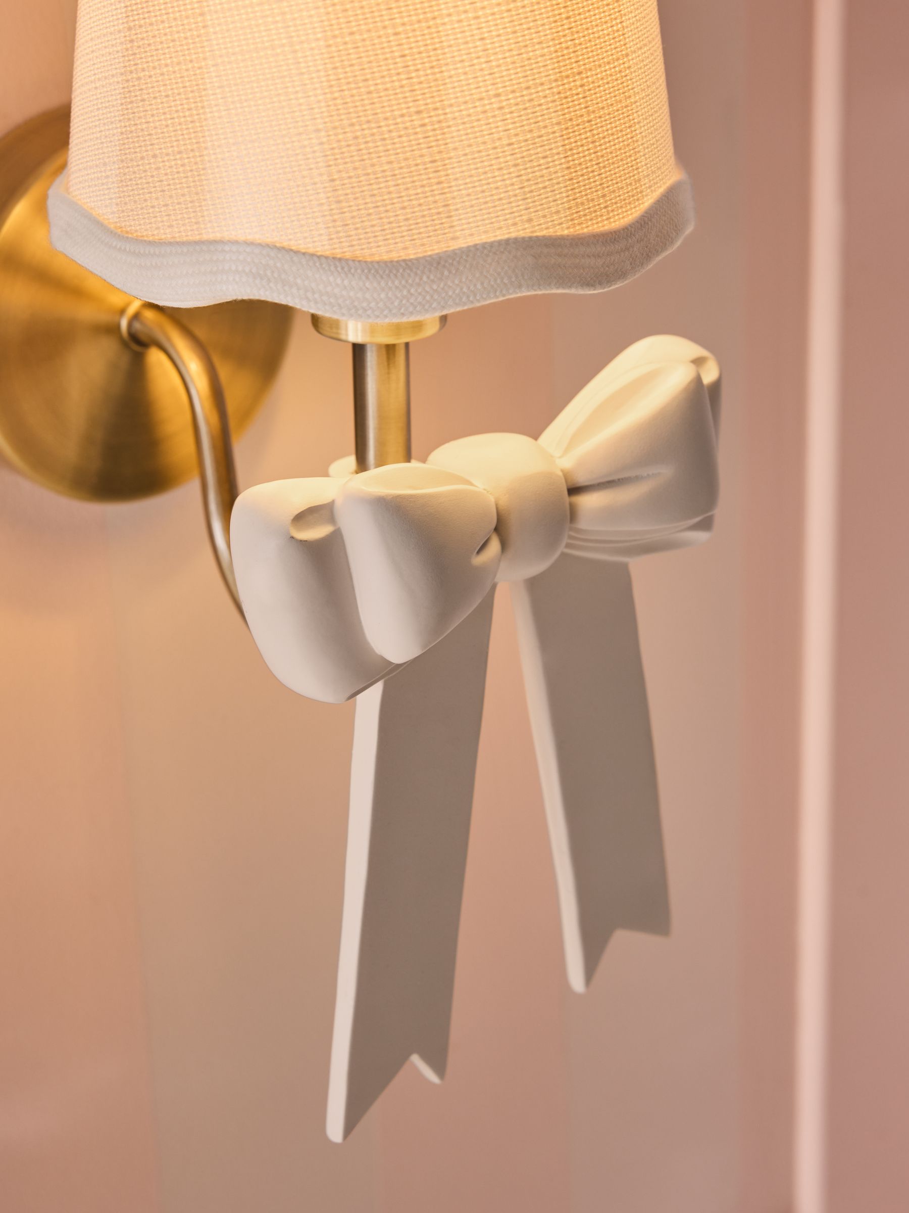 Buy Cath Kidston Cream Canopy Bow Wall Light from the Next UK online shop