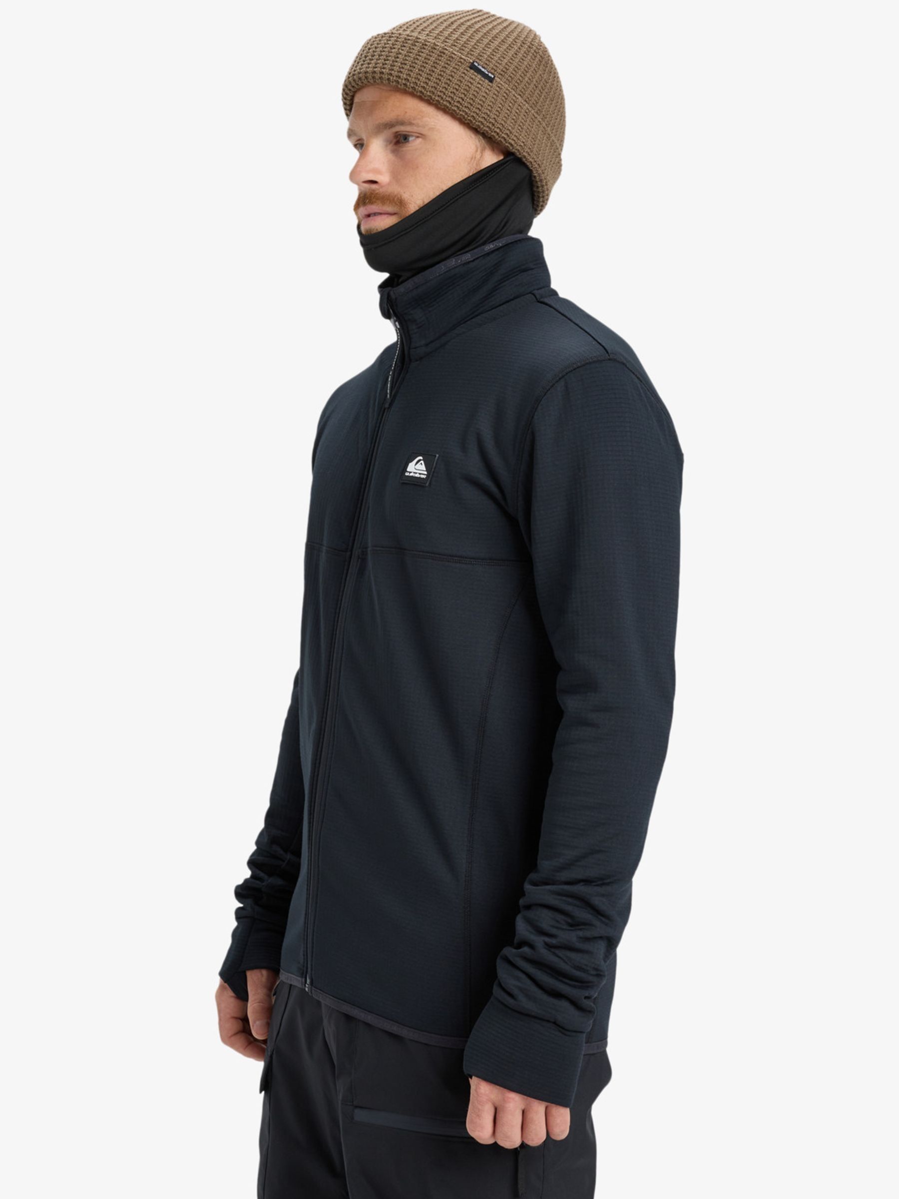 Buy Quiksilver Black Steep Point Ski Fleece from the Next UK online shop