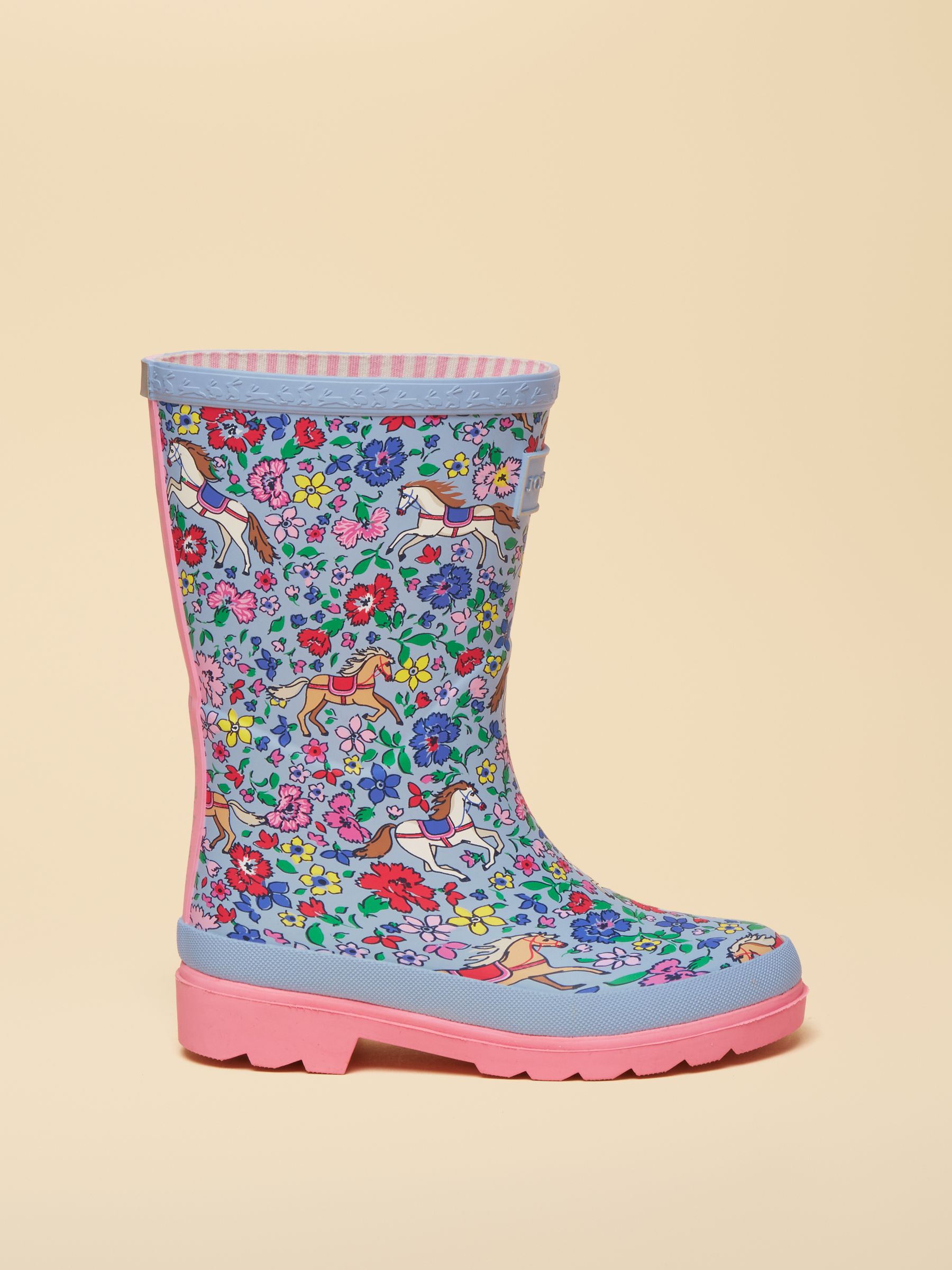 Buy Joules Kids' Blue Horse Printed Wellies from Next Netherlands
