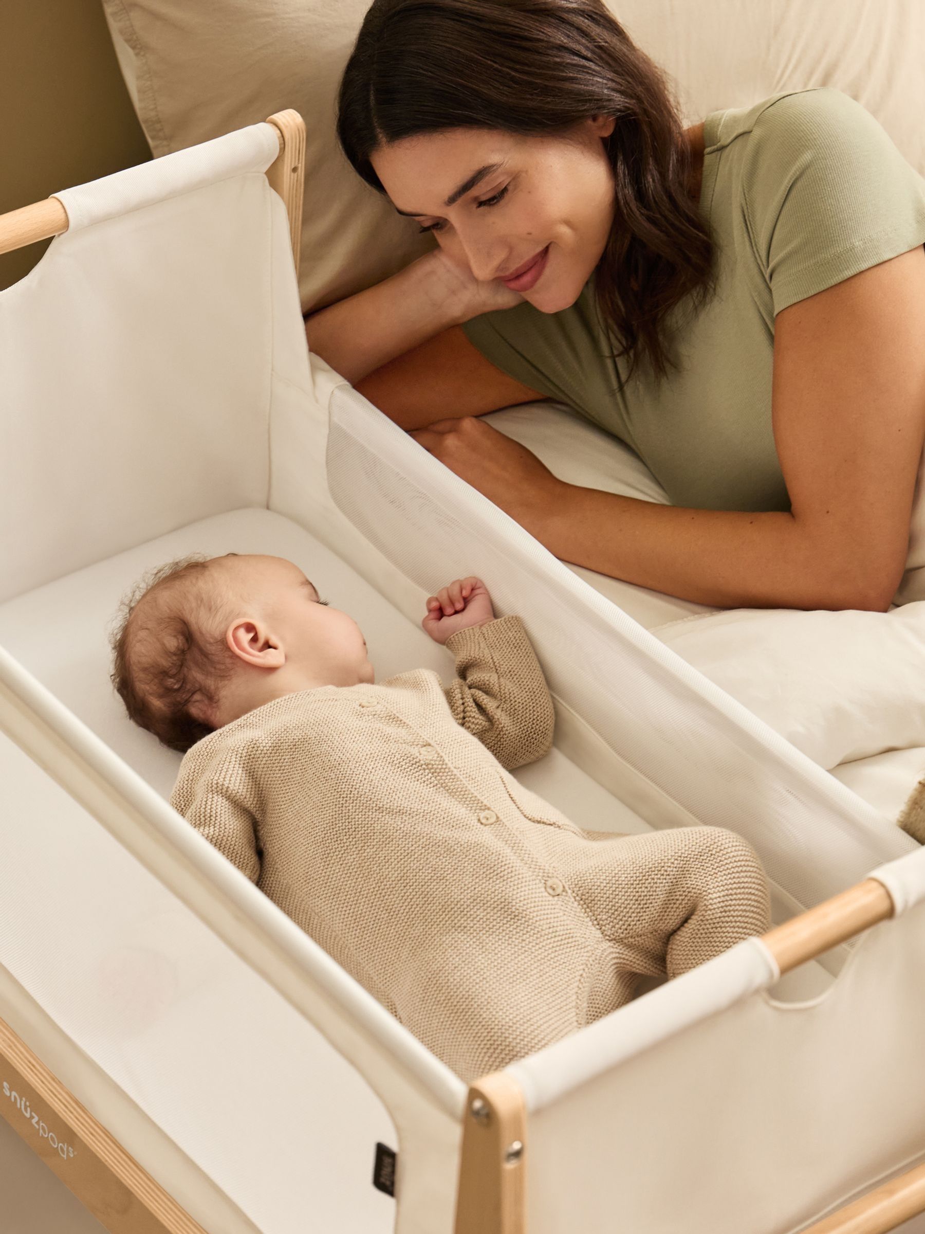 Buy Snuz Natural Pod 5 Bedside Crib from the Next UK online shop