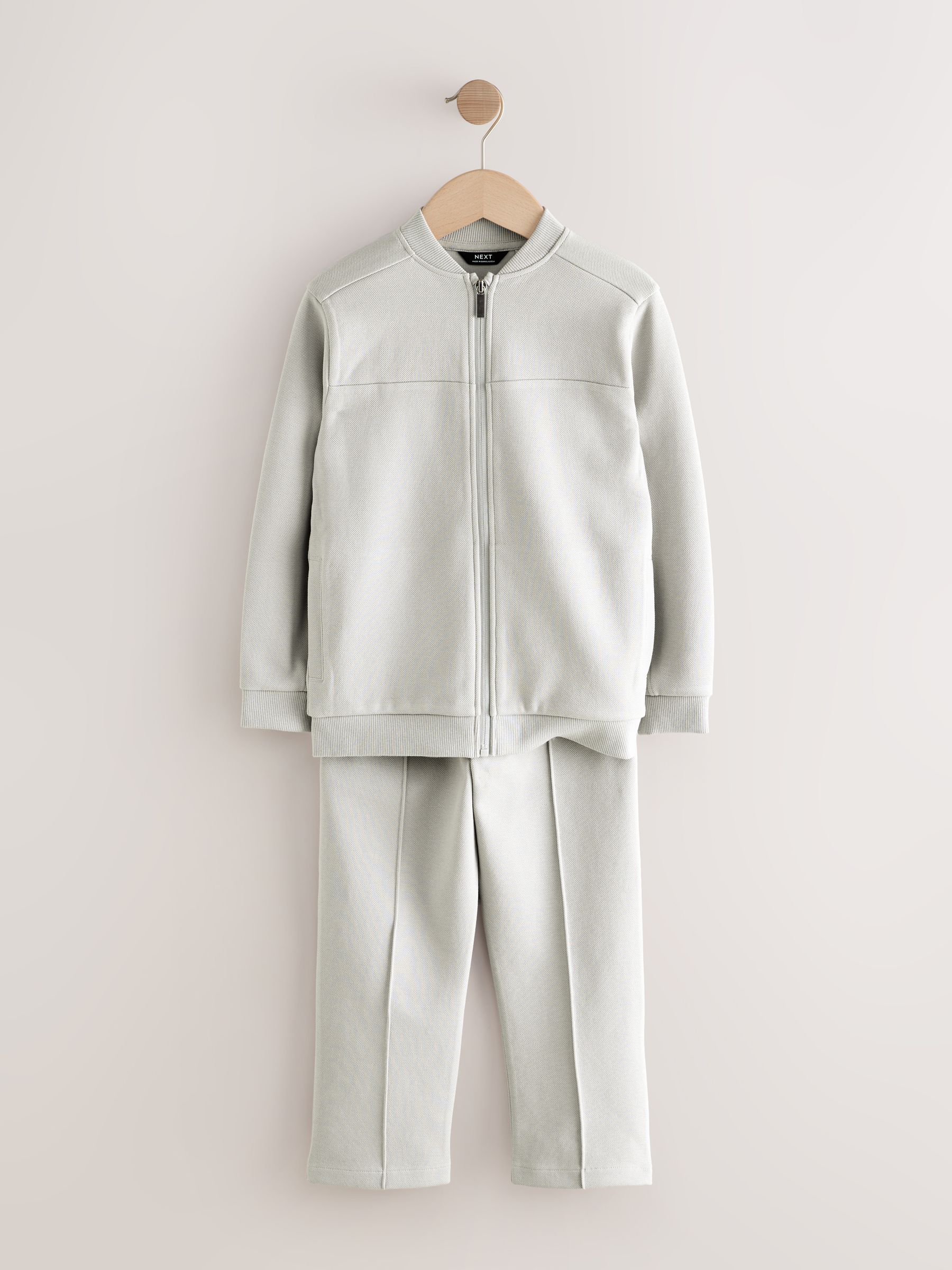 Buy Grey Smart Jersey Bomber Jacket and Joggers Set (3-16yrs) from Next ...