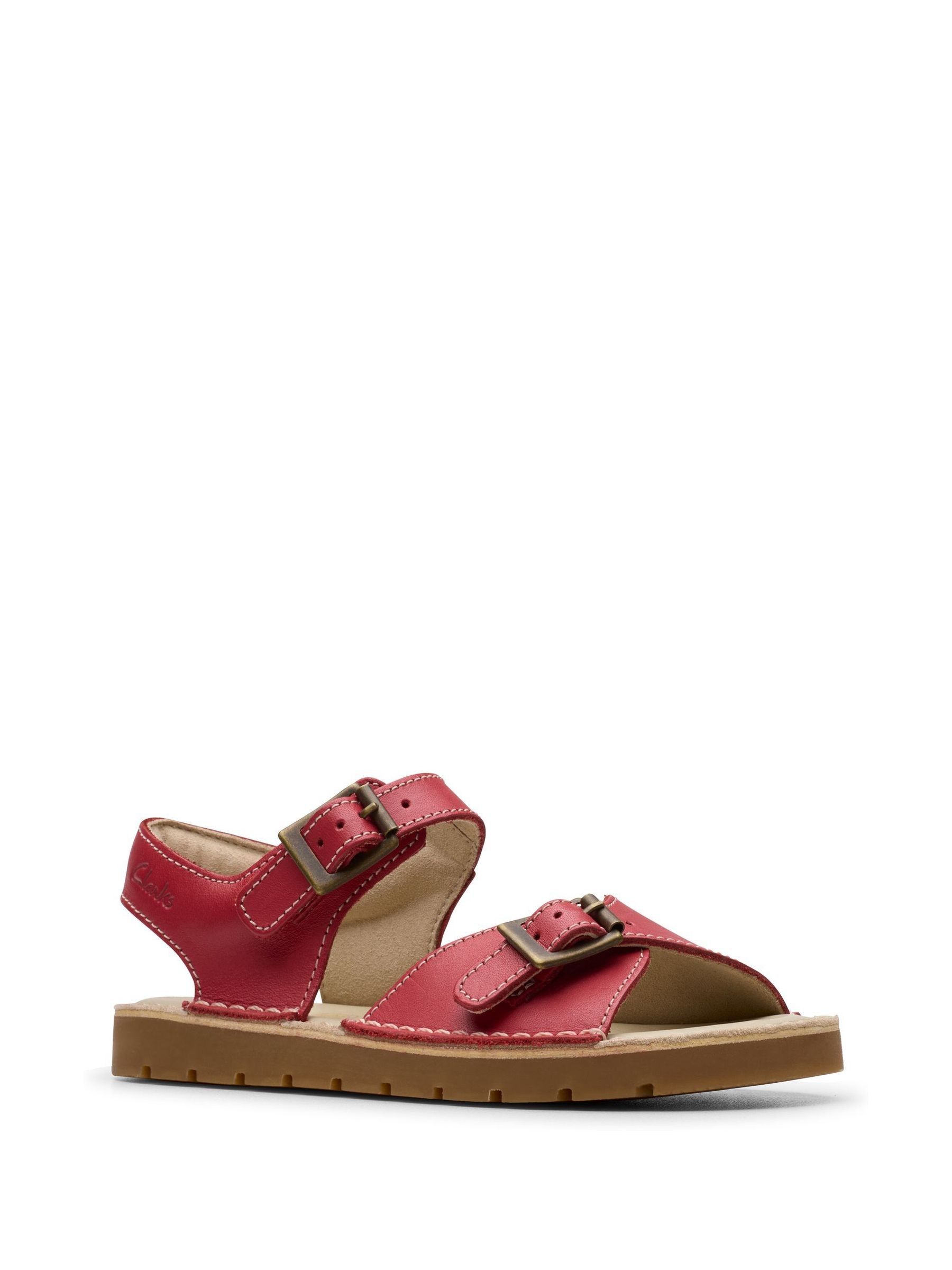 Buy Clarks Red Leather PlaysunReef K. Sandals from the Next UK online shop