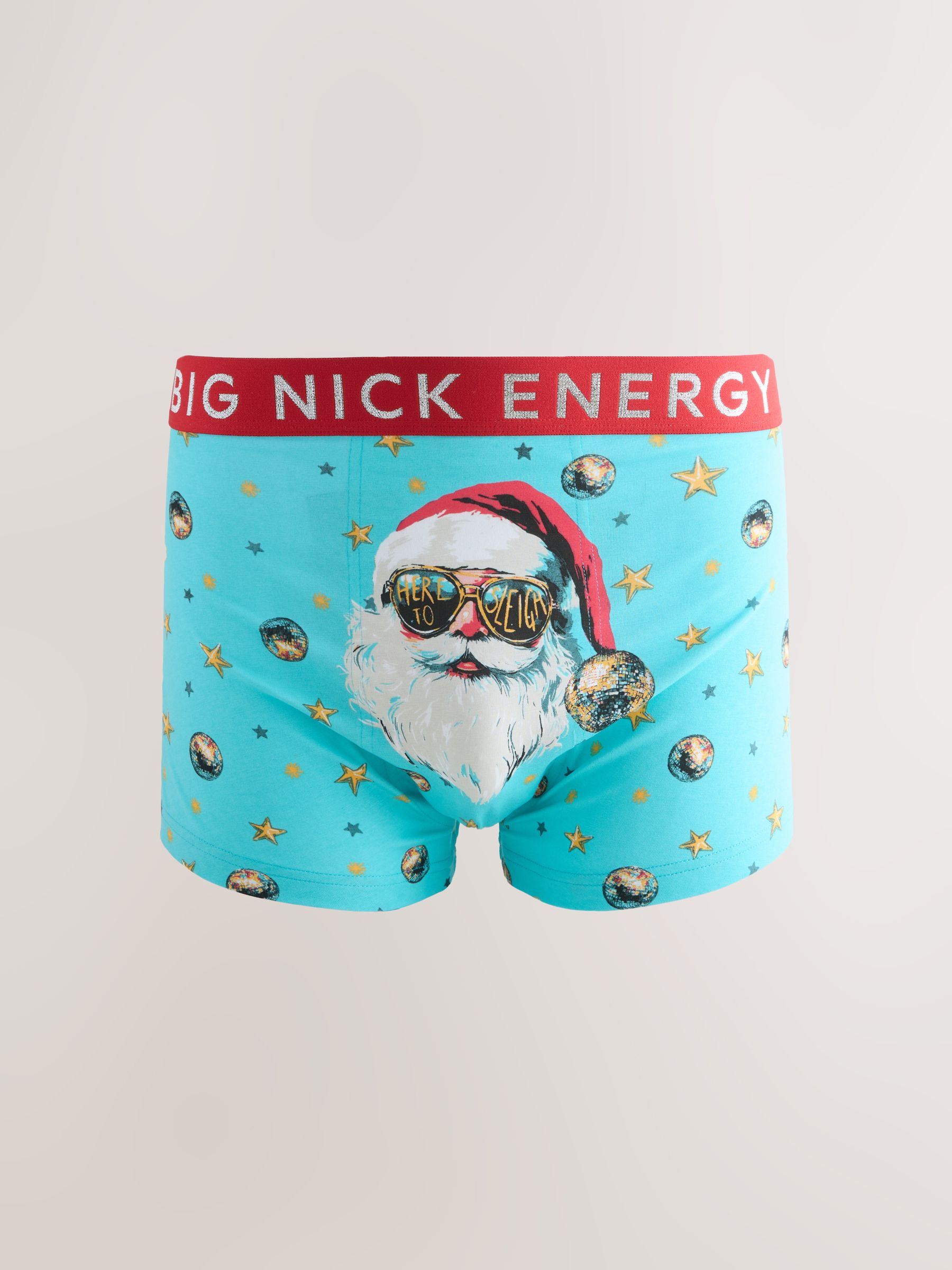 Buy Blue Santa Christmas Novelty Boxers from Next United Arab Emirates