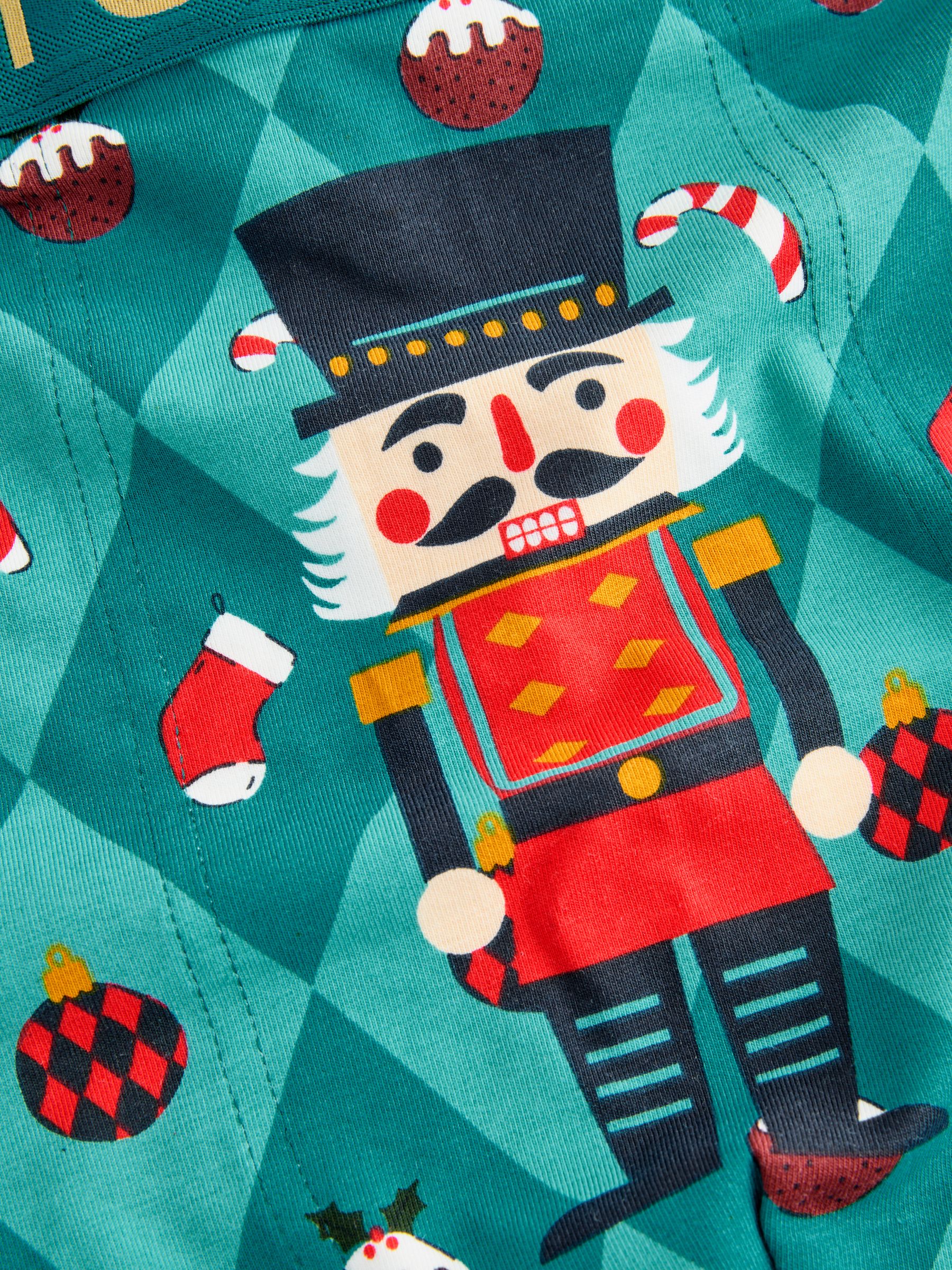 Buy Blue Nutcracker Christmas Novelty Boxers from Next Australia