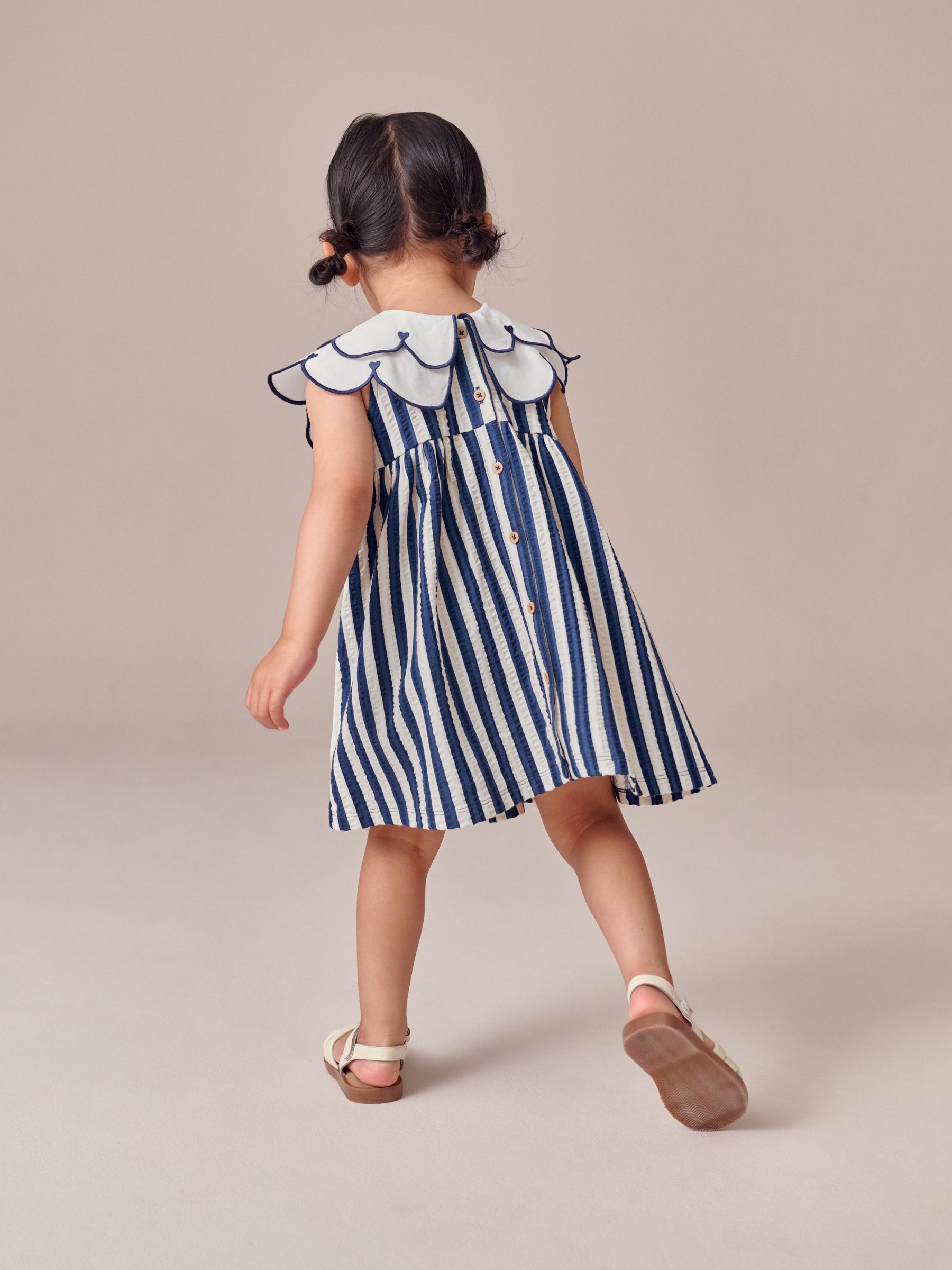 Buy Navy Collared Summer Dress (3mths-7yrs) from Next Hong Kong