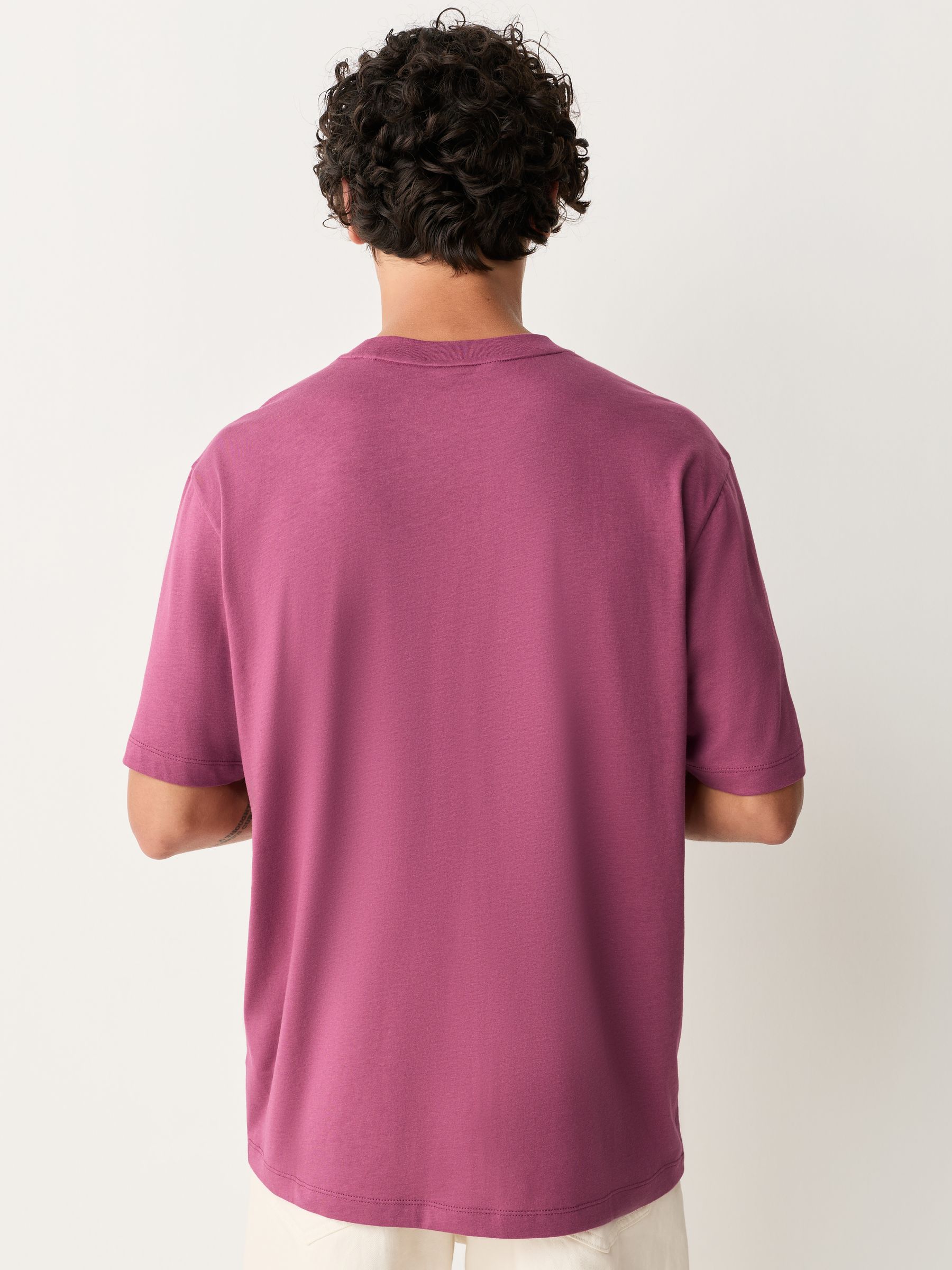 Buy Pink Modal Cotton Lightweight T-Shirt from Next Ireland