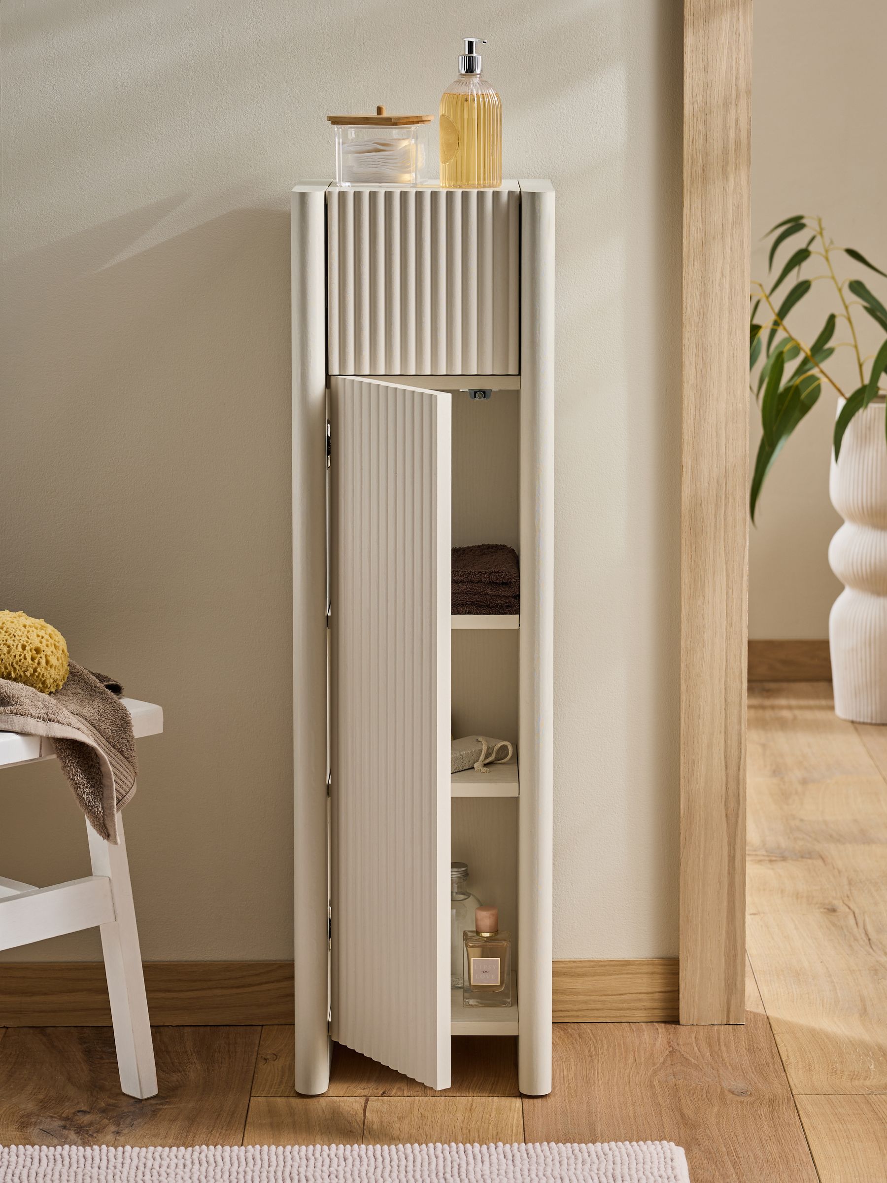 Buy Natural Rib Small Console Storage Unit from Next Ireland