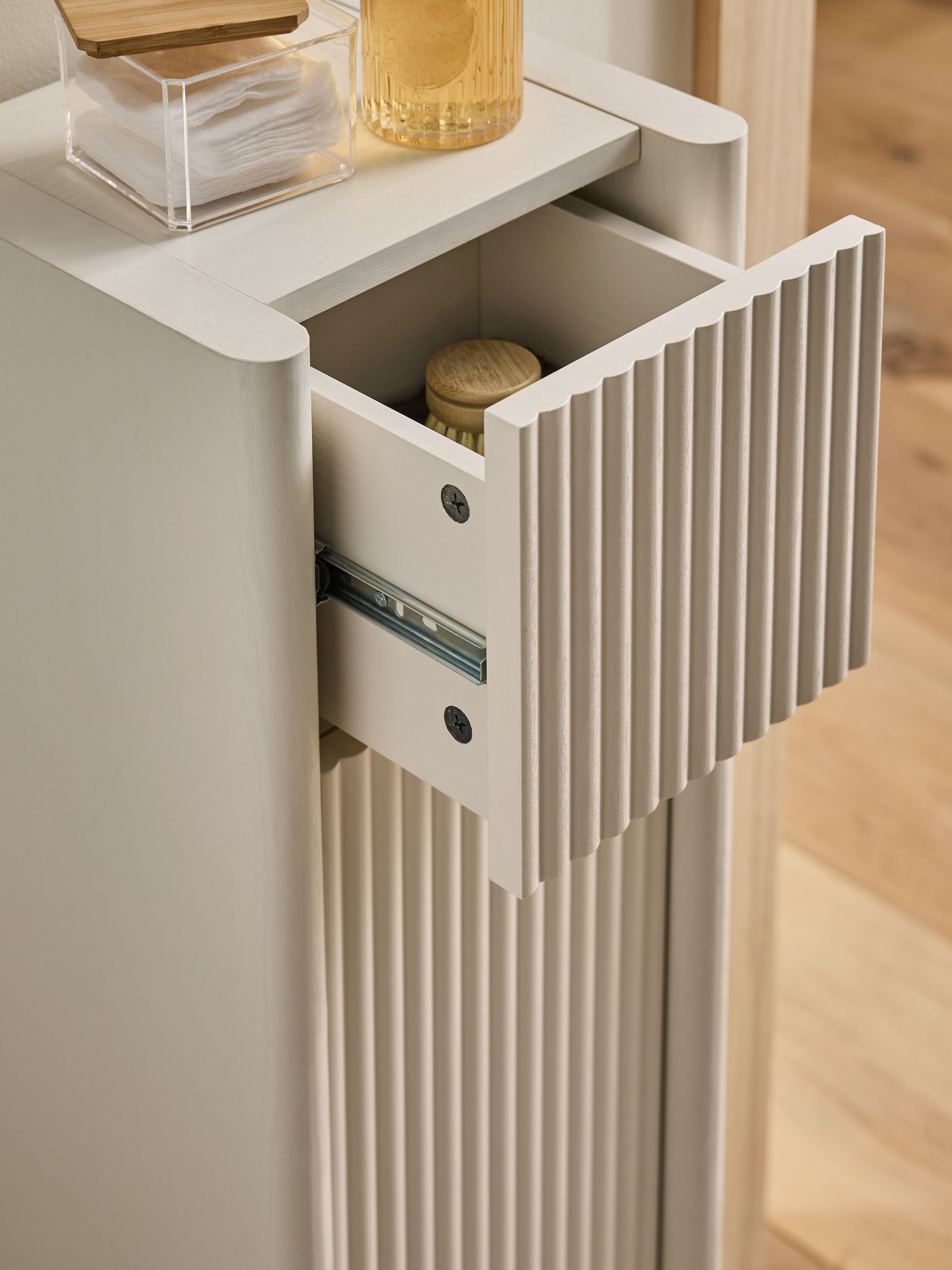 Buy Natural Rib Small Console Storage Unit from Next Ireland