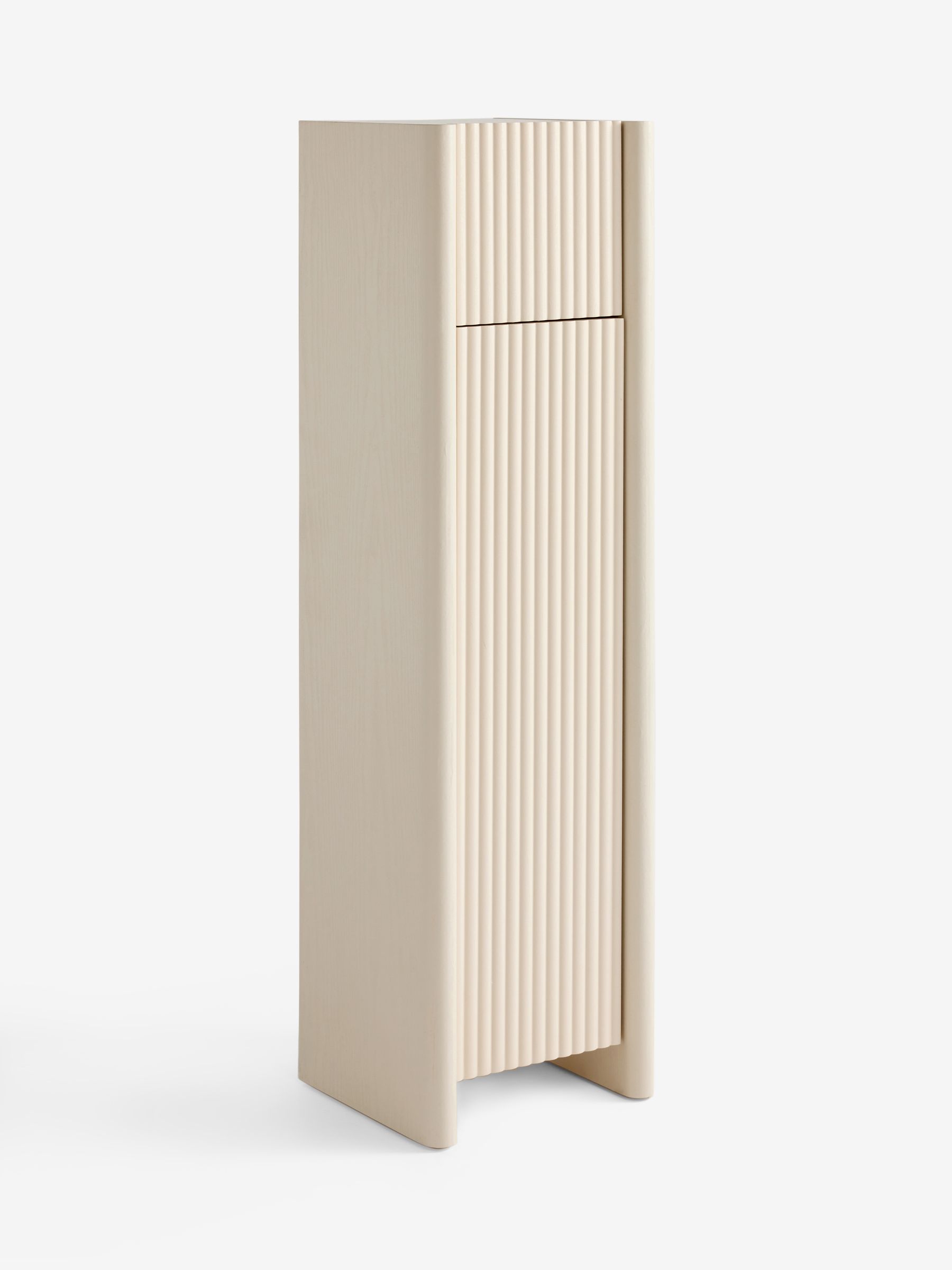 Buy Natural Rib Small Console Storage Unit from Next Ireland