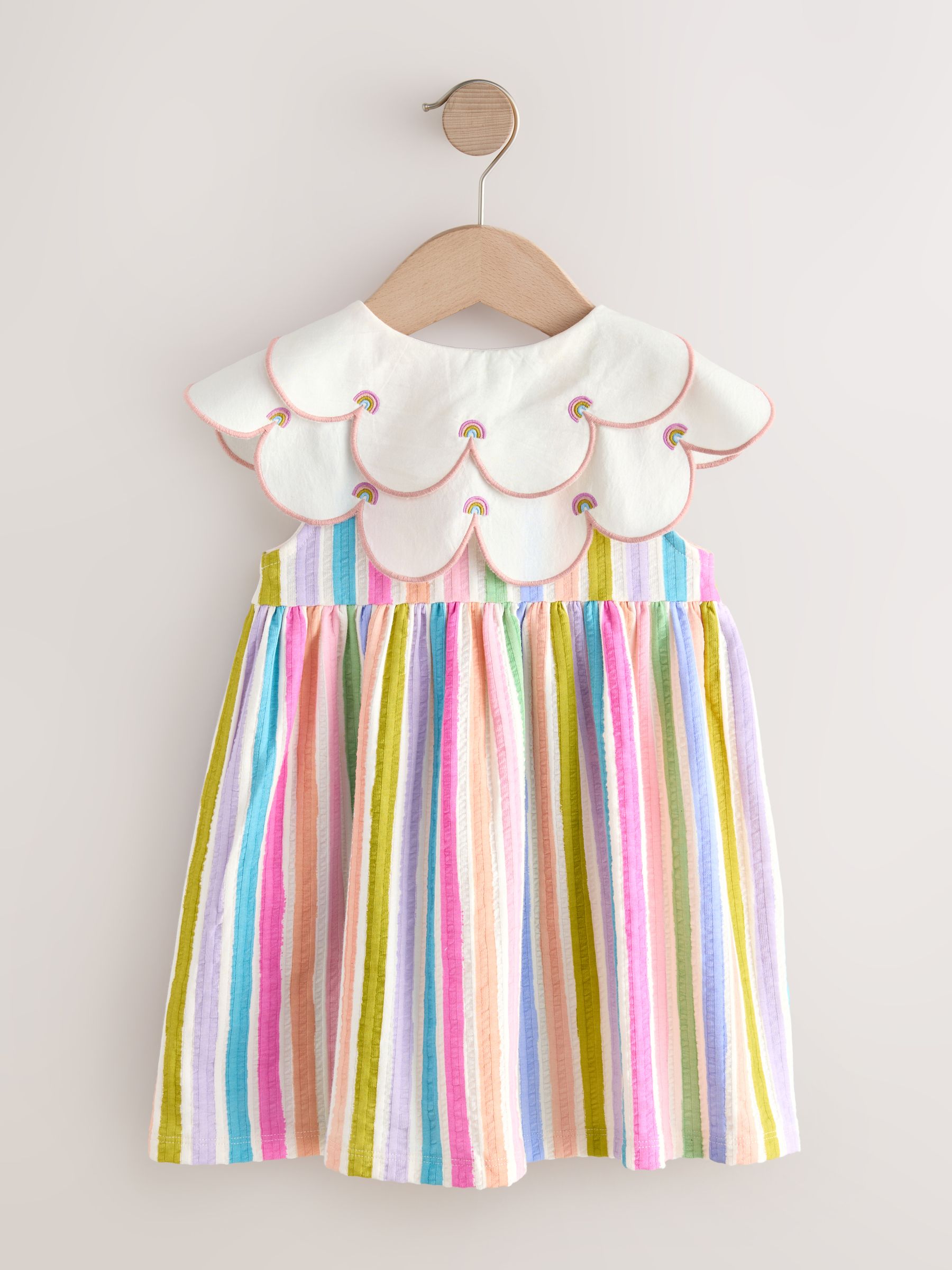 Buy Rainbow Collared Summer Dress (3mths-7yrs) from the Next UK online shop