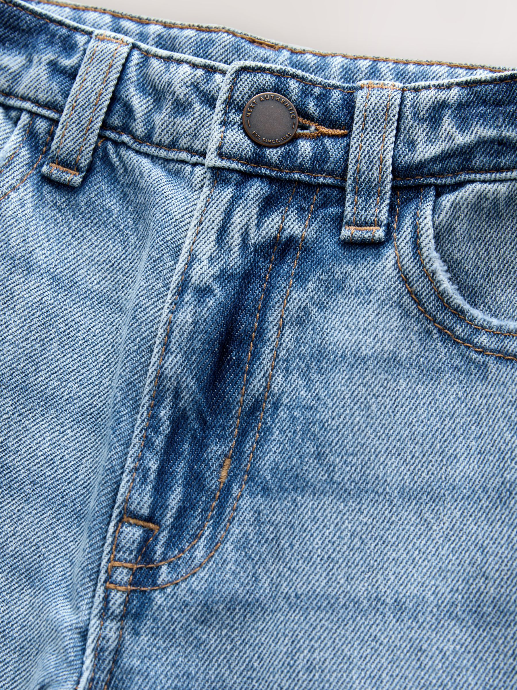 Buy Mid Blue Denim Super-wide Fit Authentic Jeans (3-16yrs) from the ...