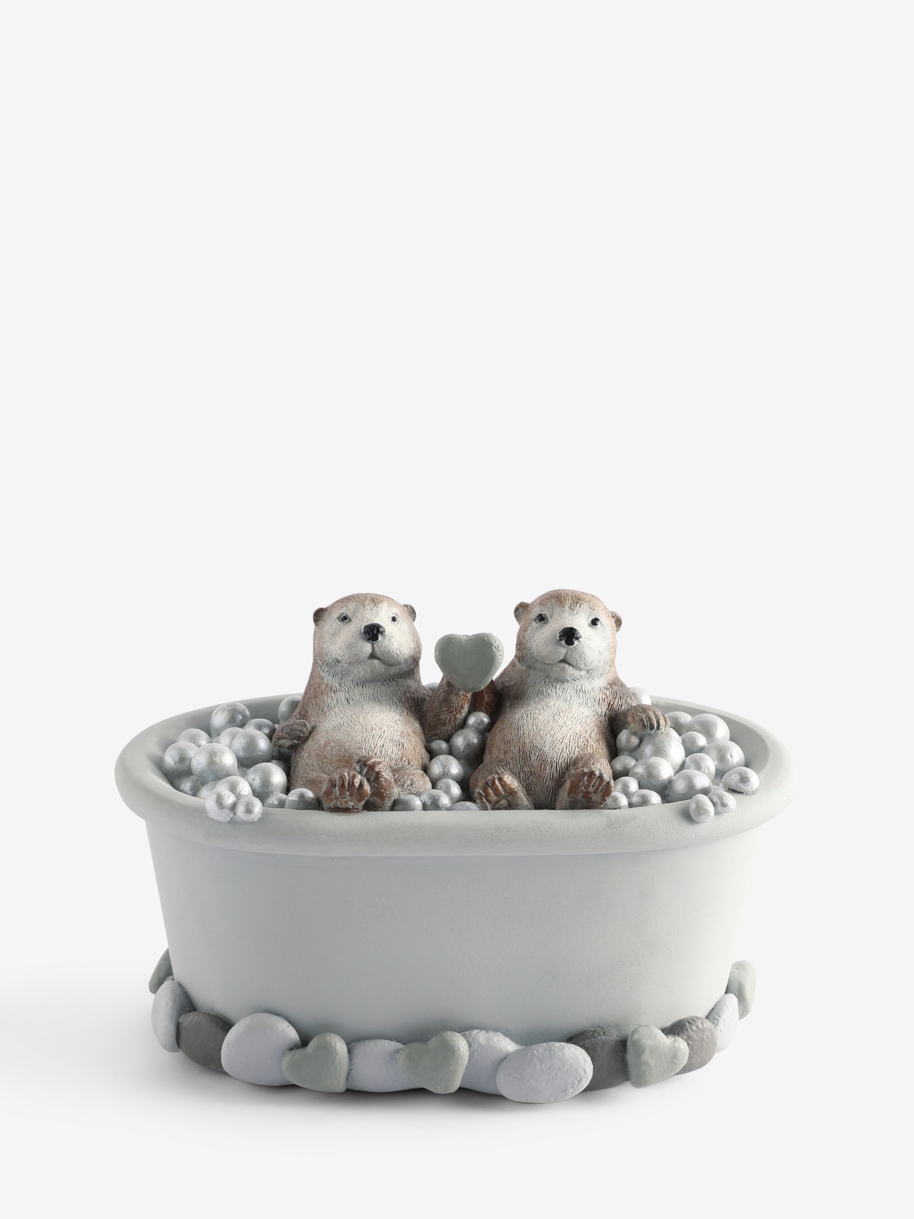 Buy Grey Ollie & Pebble Otters Bathroom Ornament from the Next UK ...