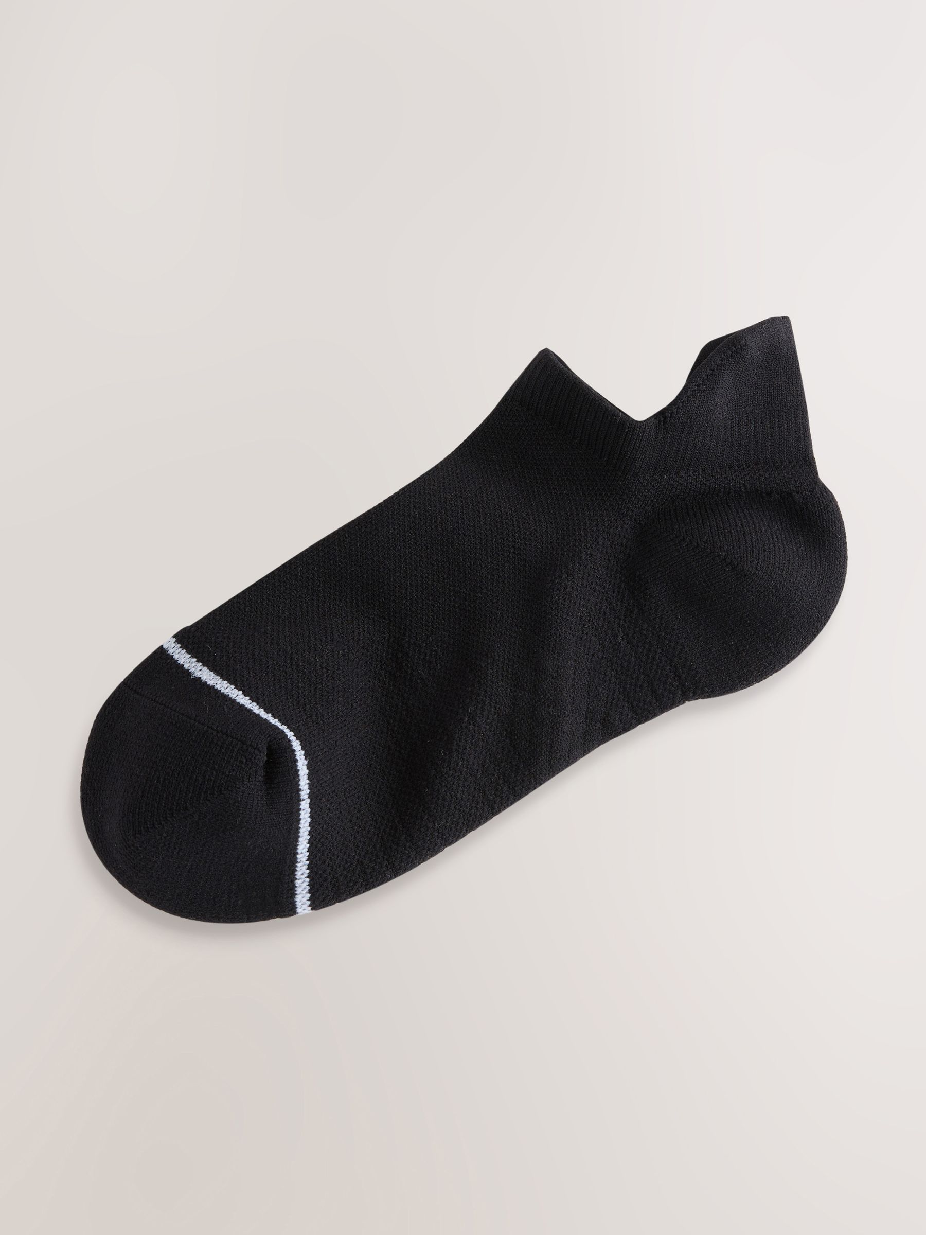 Buy Black Trainer Active Cushioned Sports Trainer Socks 4 Pack from the ...