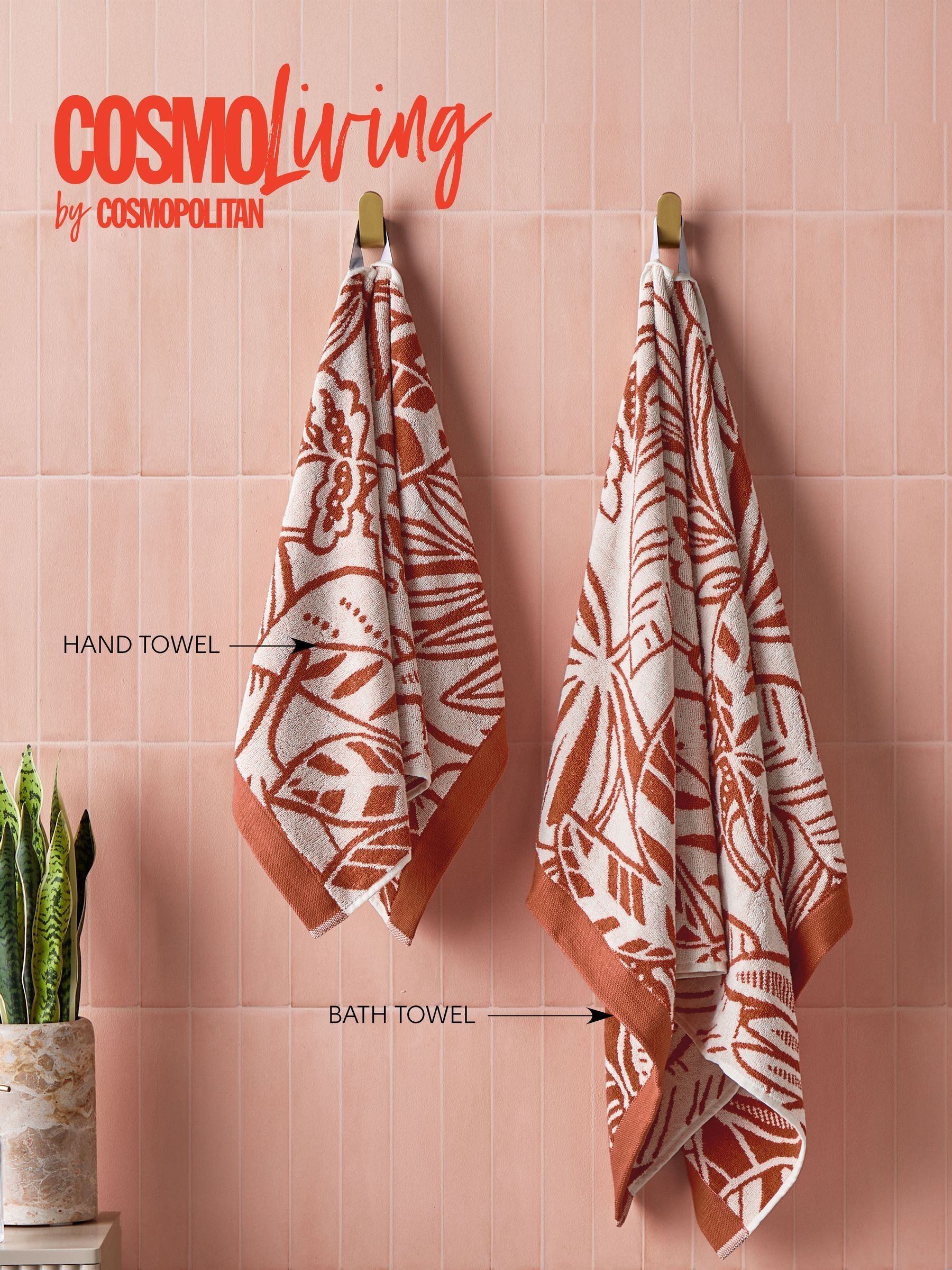 Buy Cosmo Living 4 Pack Floral Design Floral Design Towel Bale from the ...