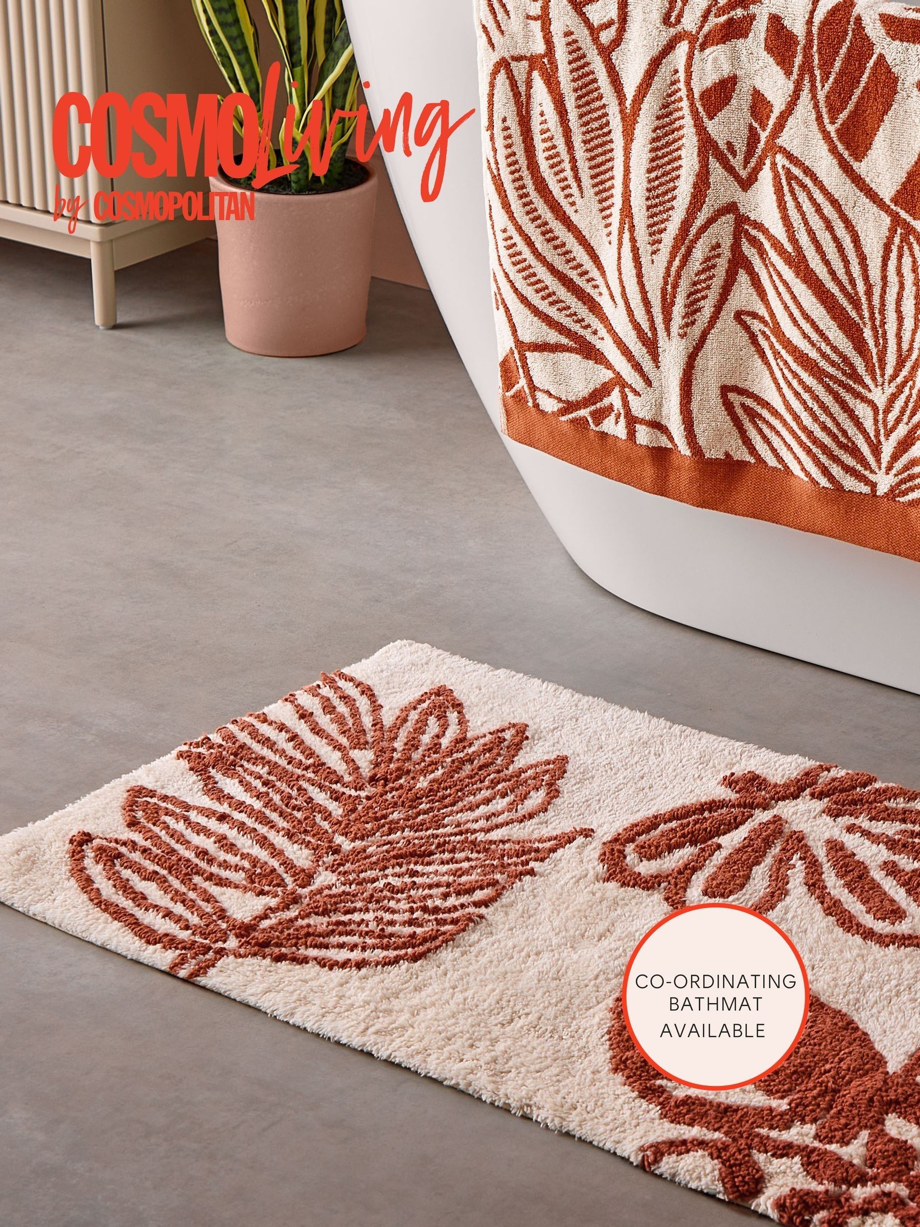 Buy Cosmo Living 4 Pack Floral Design Floral Design Towel Bale from the ...