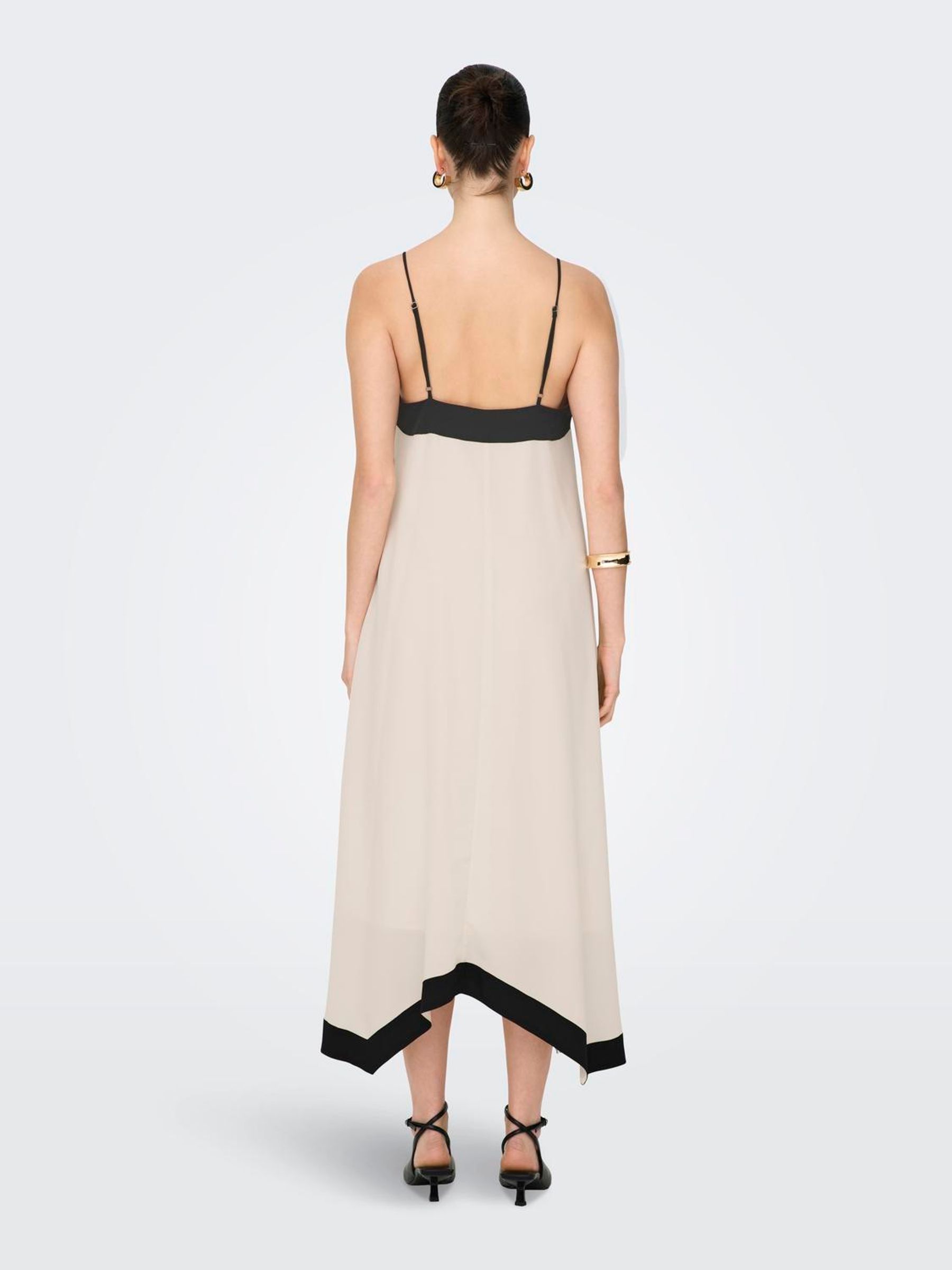 Buy ONLY Cream Contrast Strap Sleeveless Maxi Dress from the Next UK ...